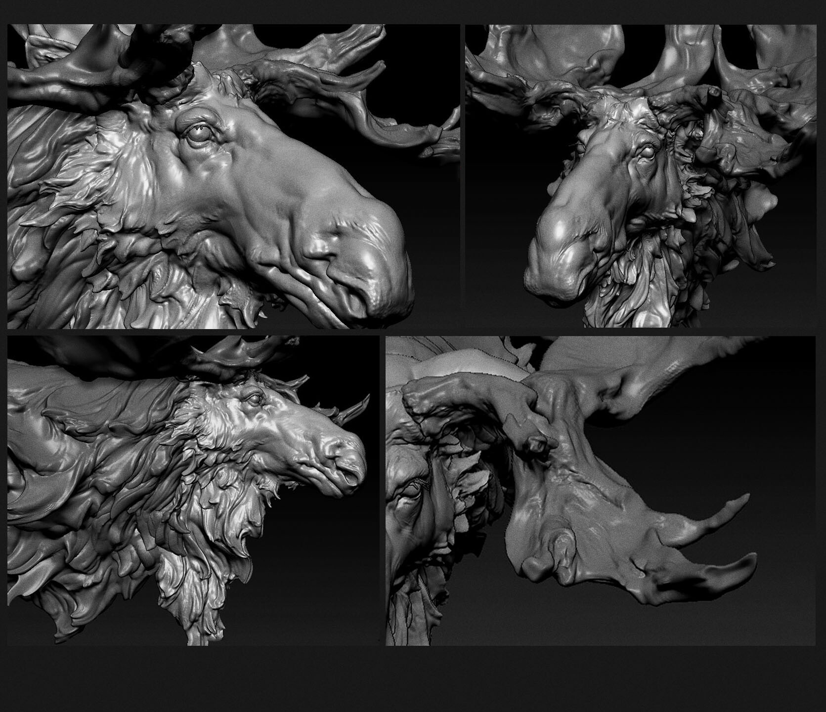 Entei Ryu - 《Forest Friends》statue