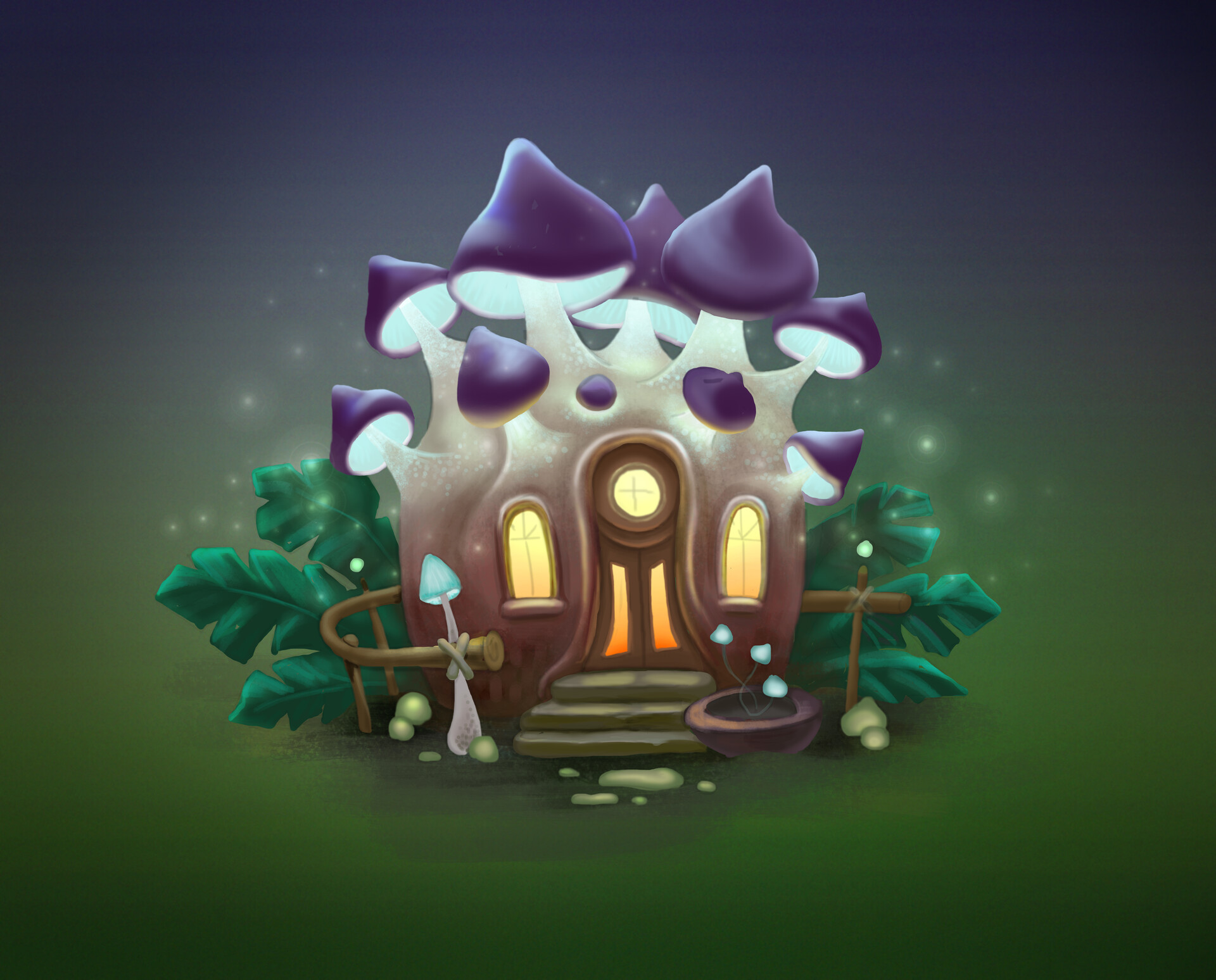 ArtStation - Mushroom House