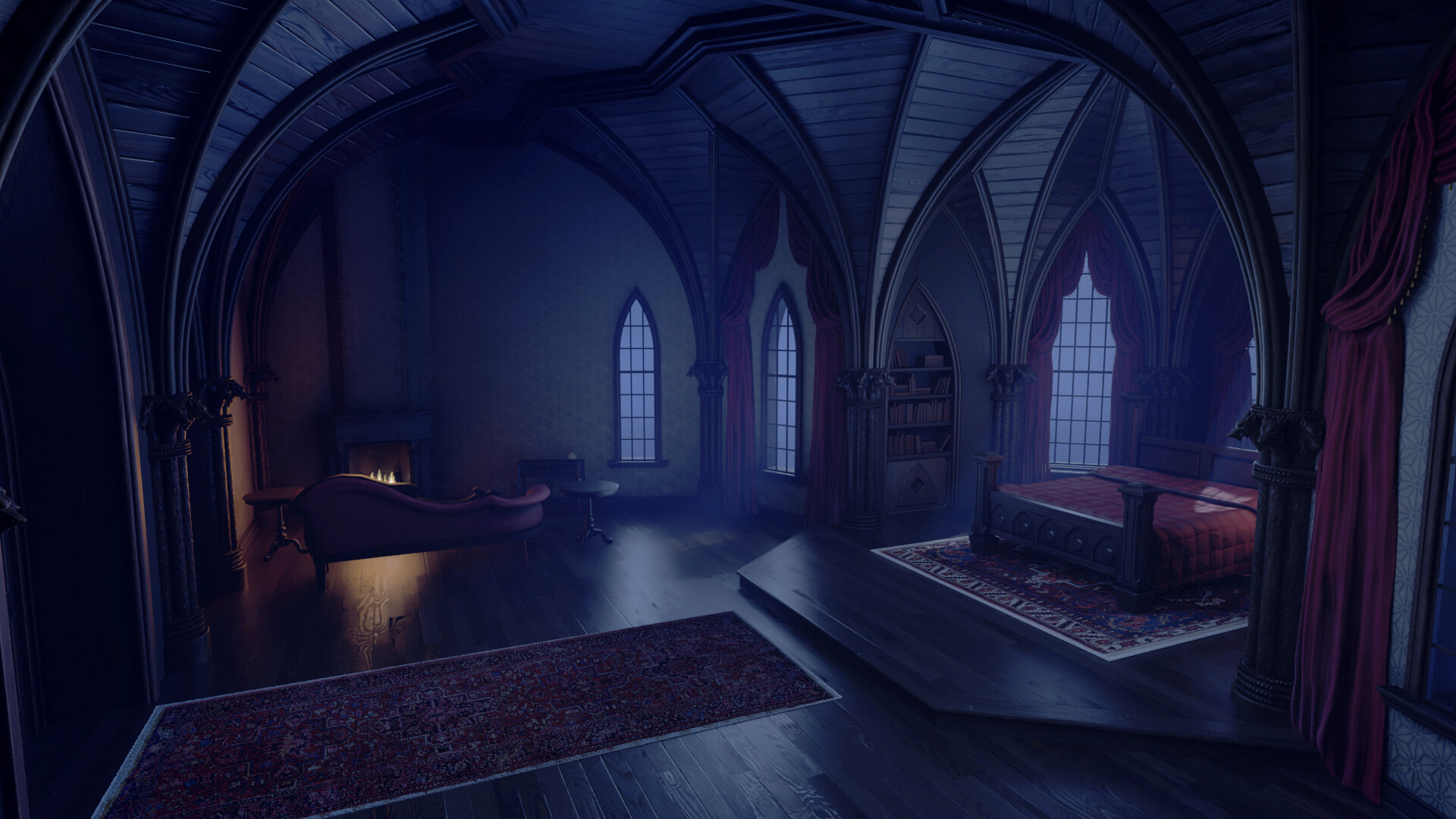 ArtStation - Alucards Bedroom