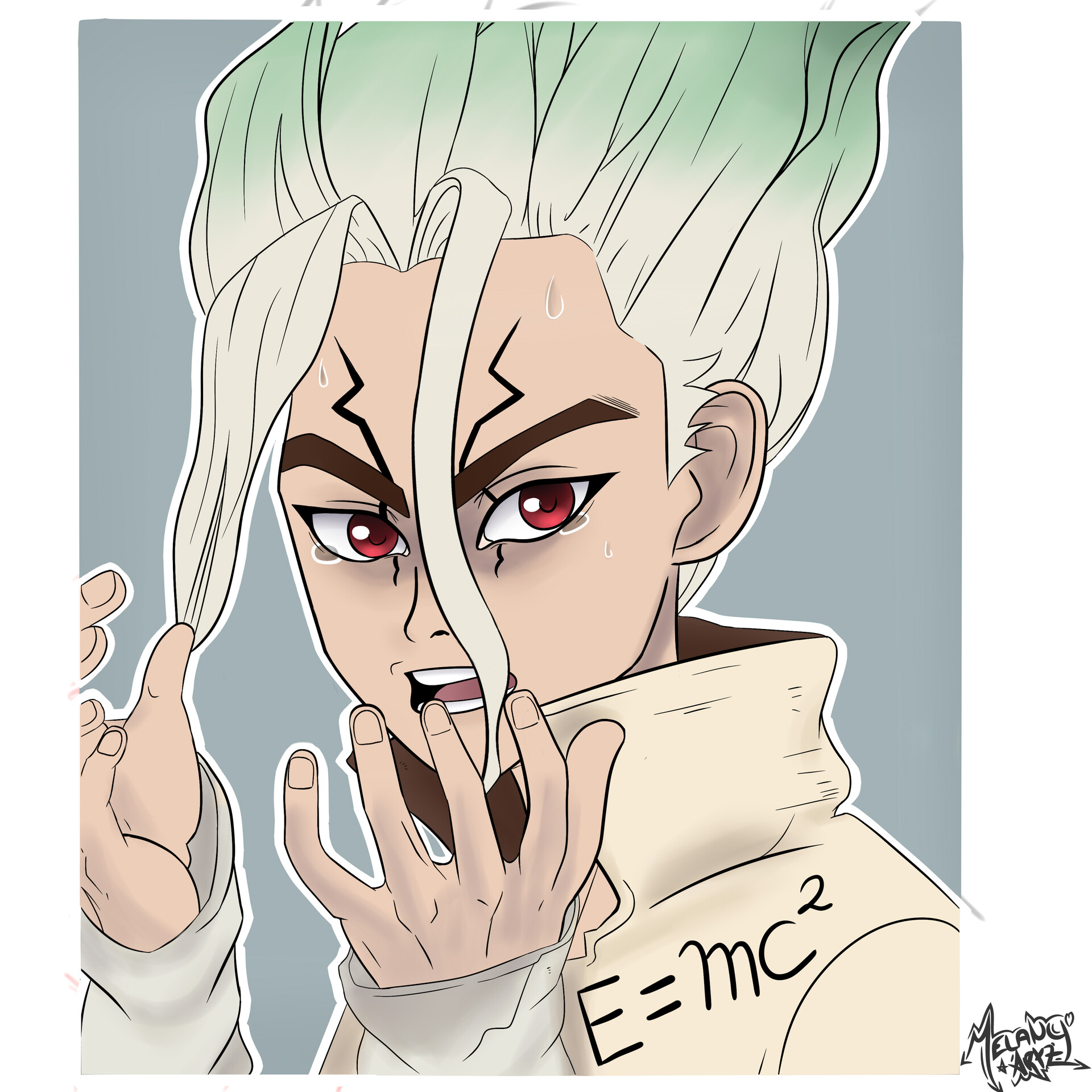 ArtStation - Senku Ishigami - Dr. Stone - Anime
