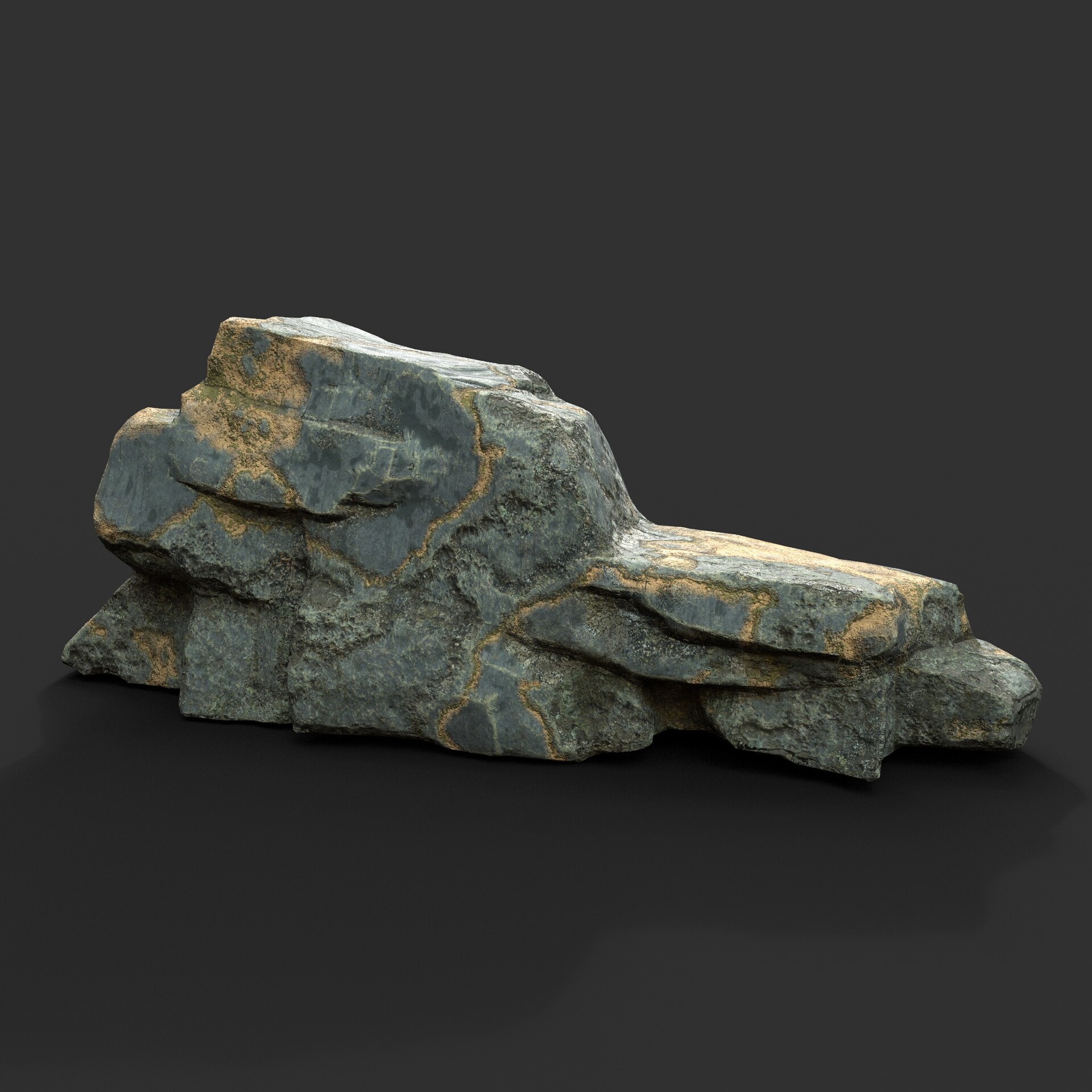 3D Models by 3D Landscape - Low poly Big Rock Formation Pack 200928 ...
