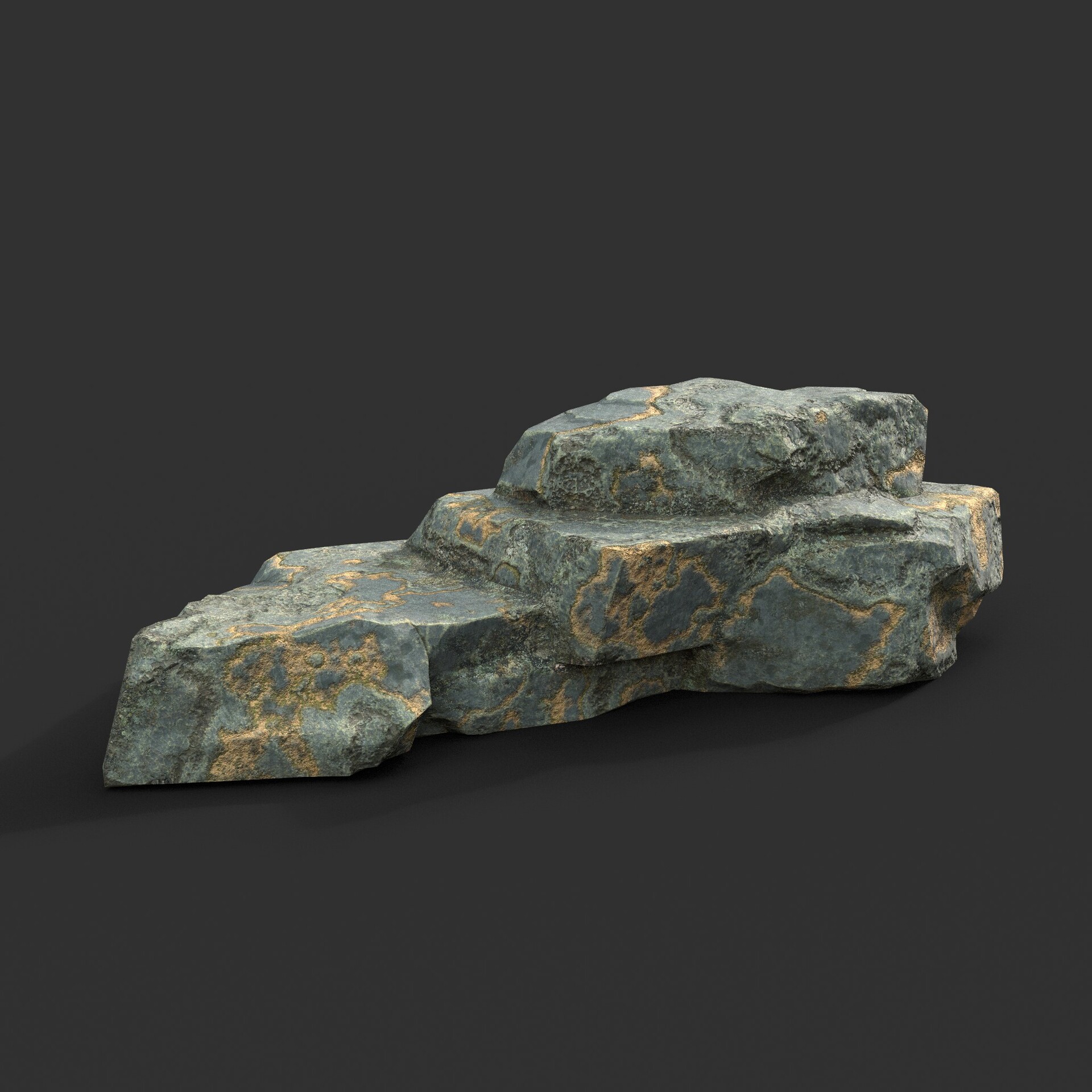 3D Models by 3D Landscape - Low poly Big Rock Formation Pack 200928 ...