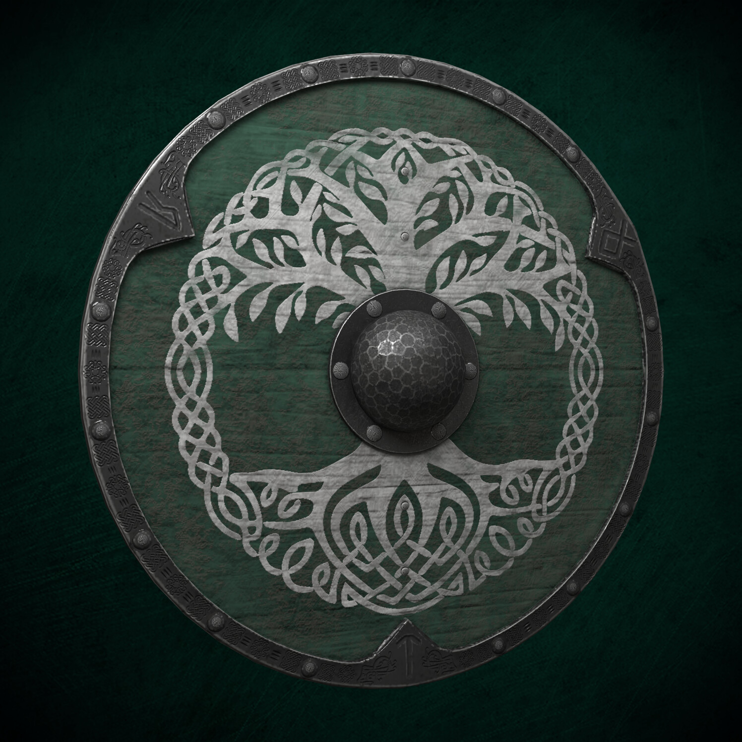 ArtStation - Viking shield