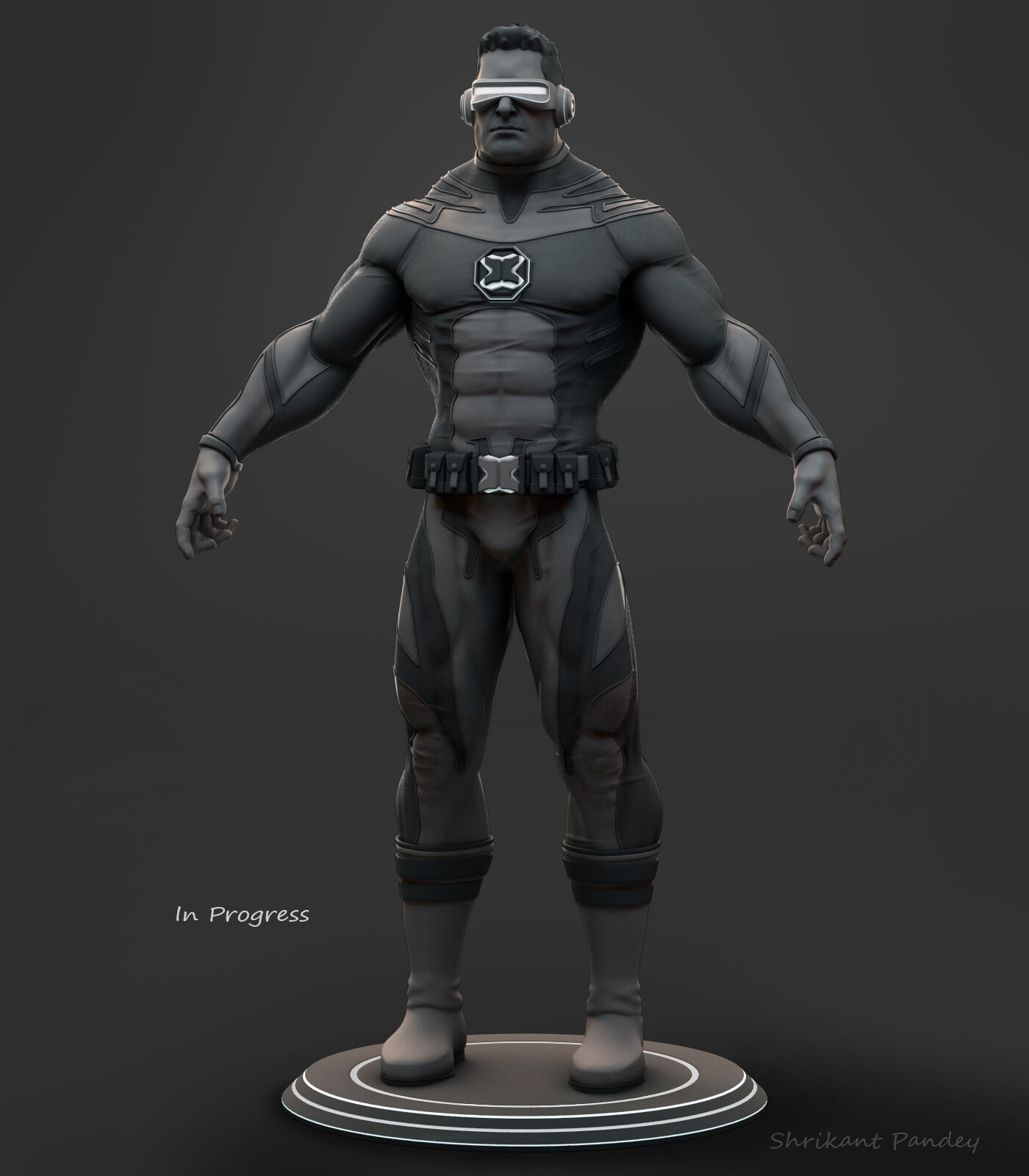 ArtStation - SuperHero- Wip- 1st Update