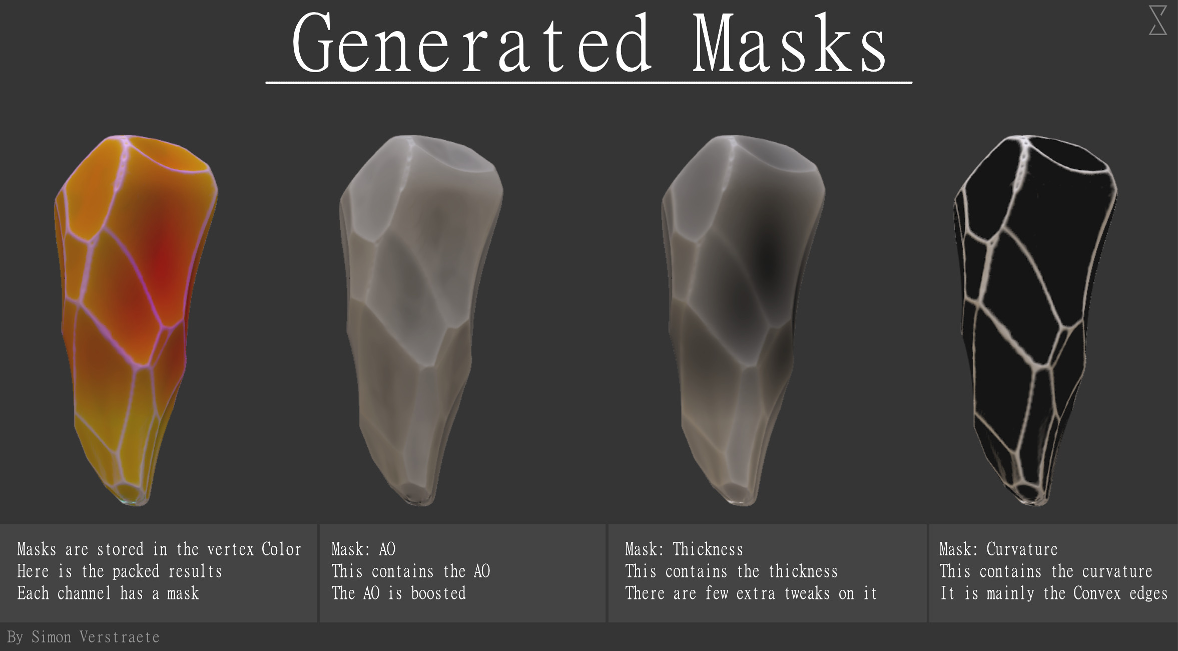 Simon Verstraete - Procedural Crystals