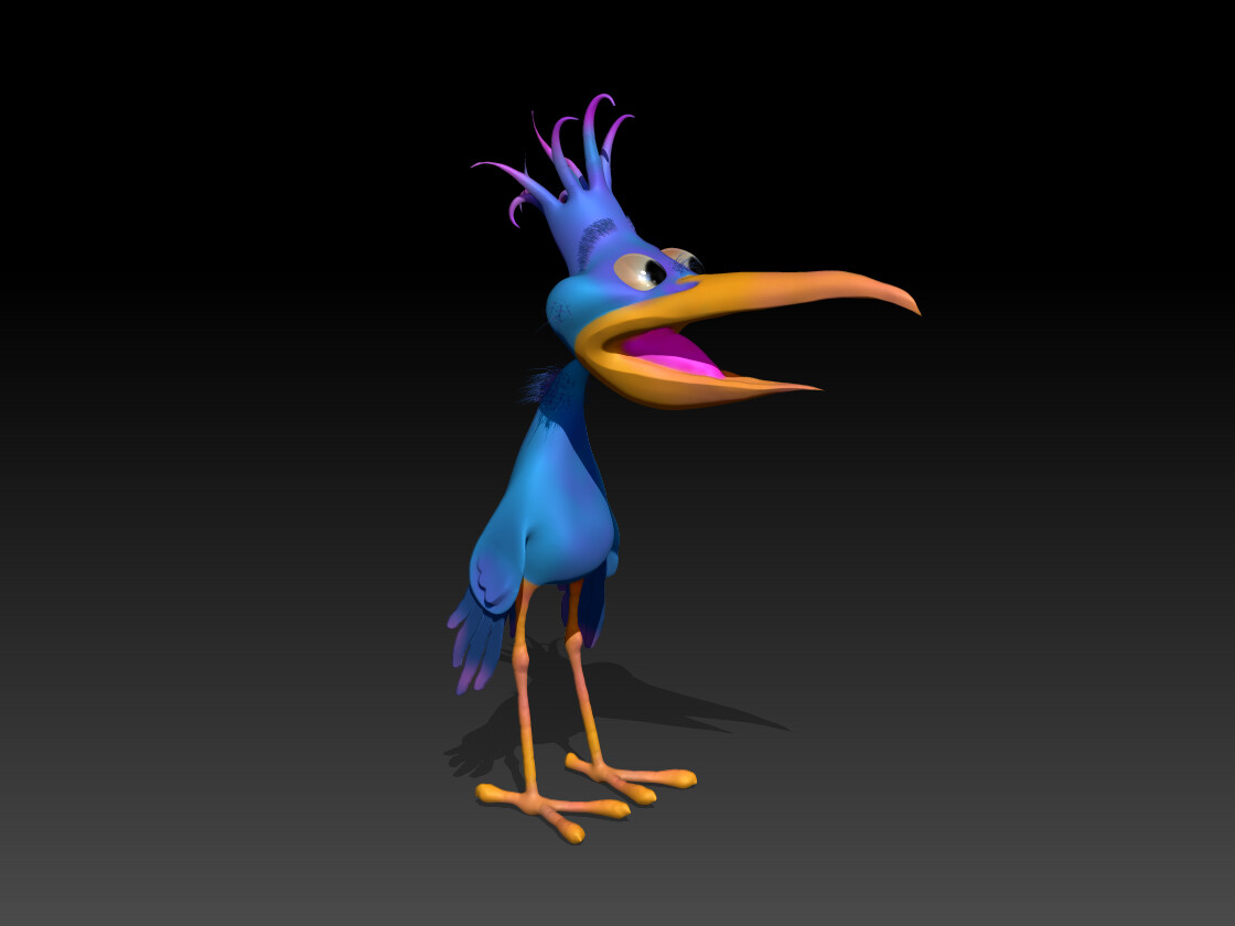 ArtStation - Stylized_Bird