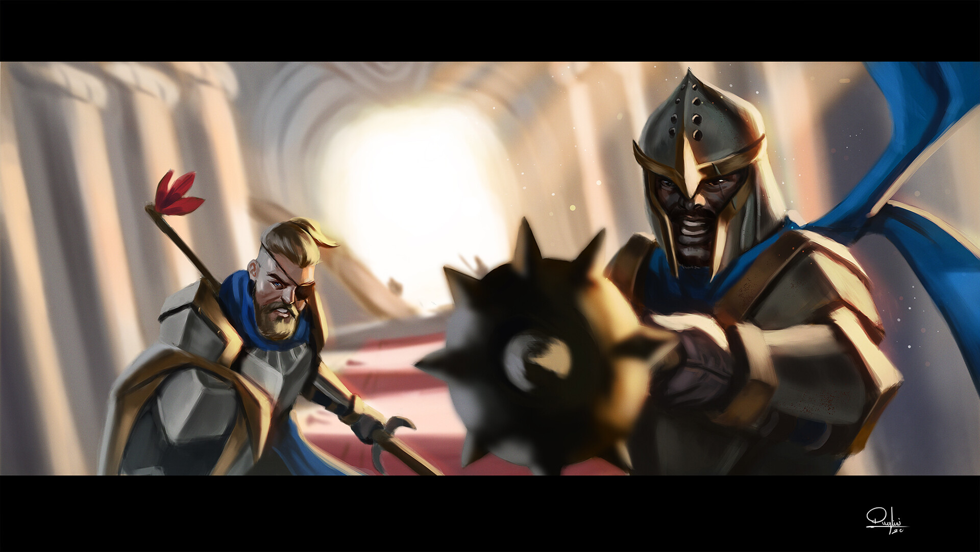 ArtStation - Warriors at the Attack