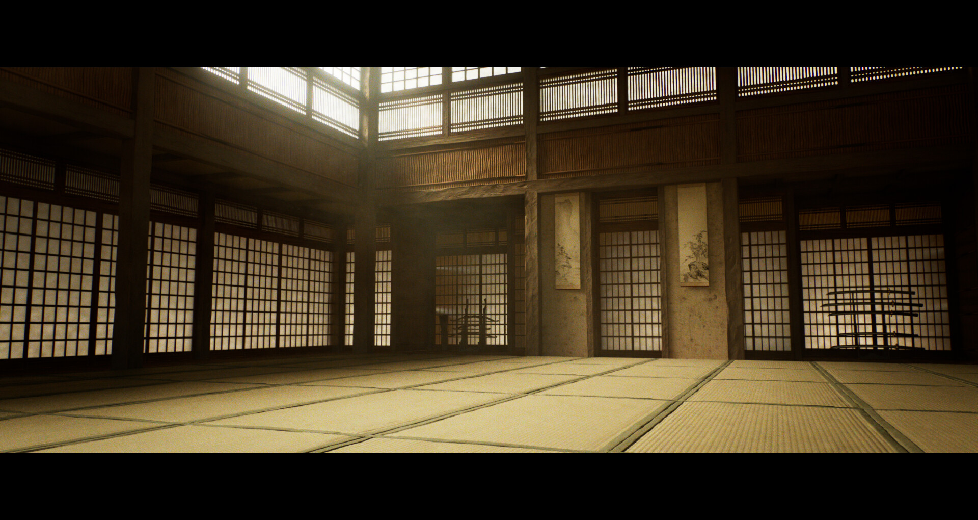 ArtStation - Training room - Matrix