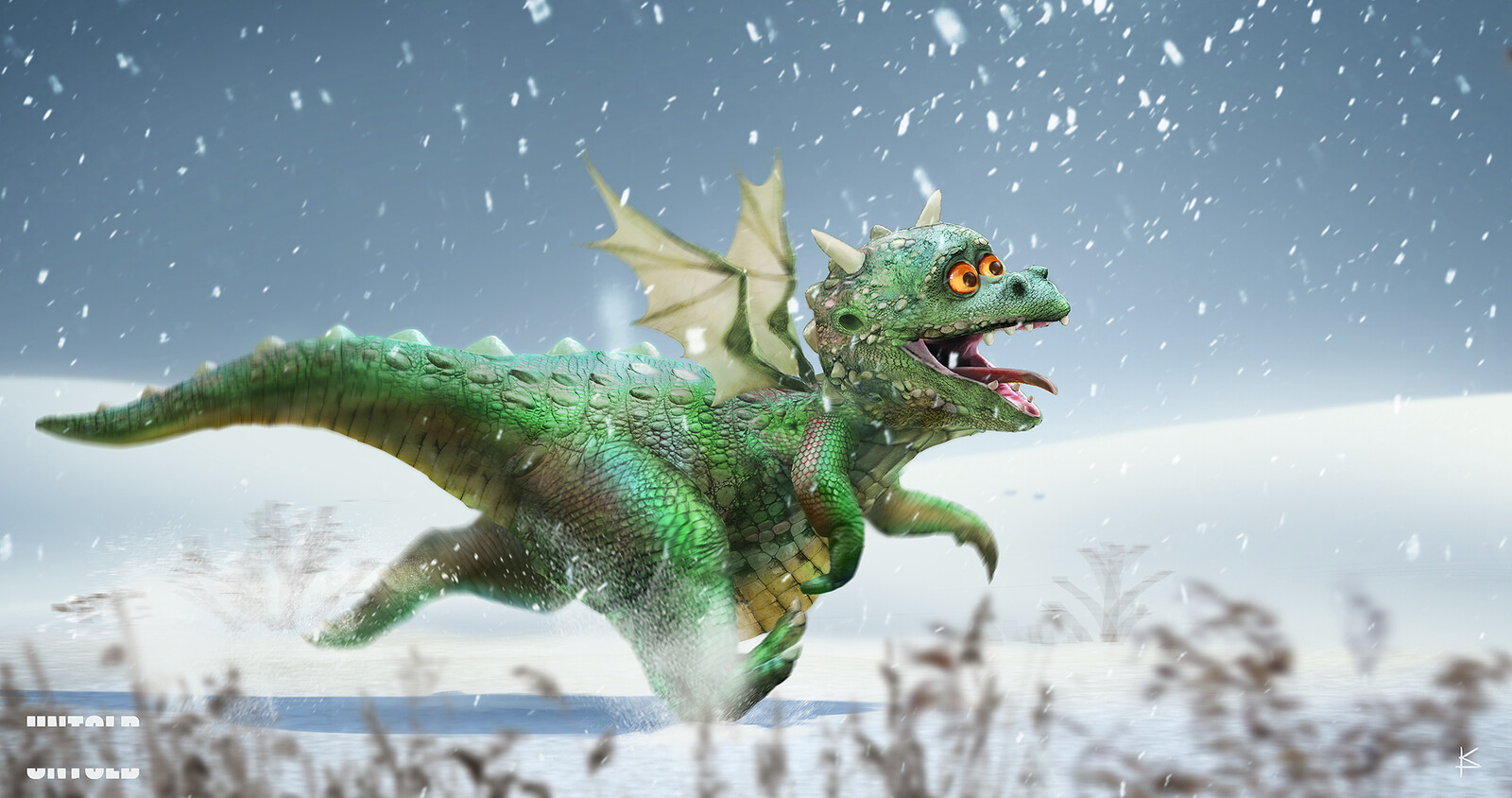 Lino Khay - John Lewis Xmas 2019 - Edgar the dragon