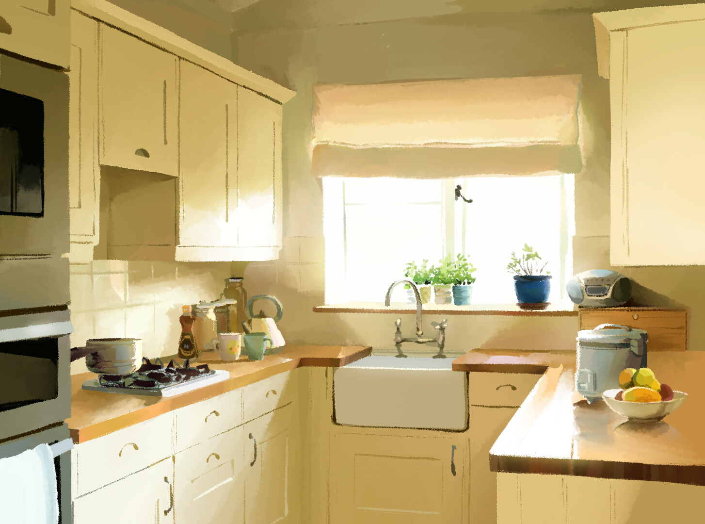 ArtStation - Kitchen Study