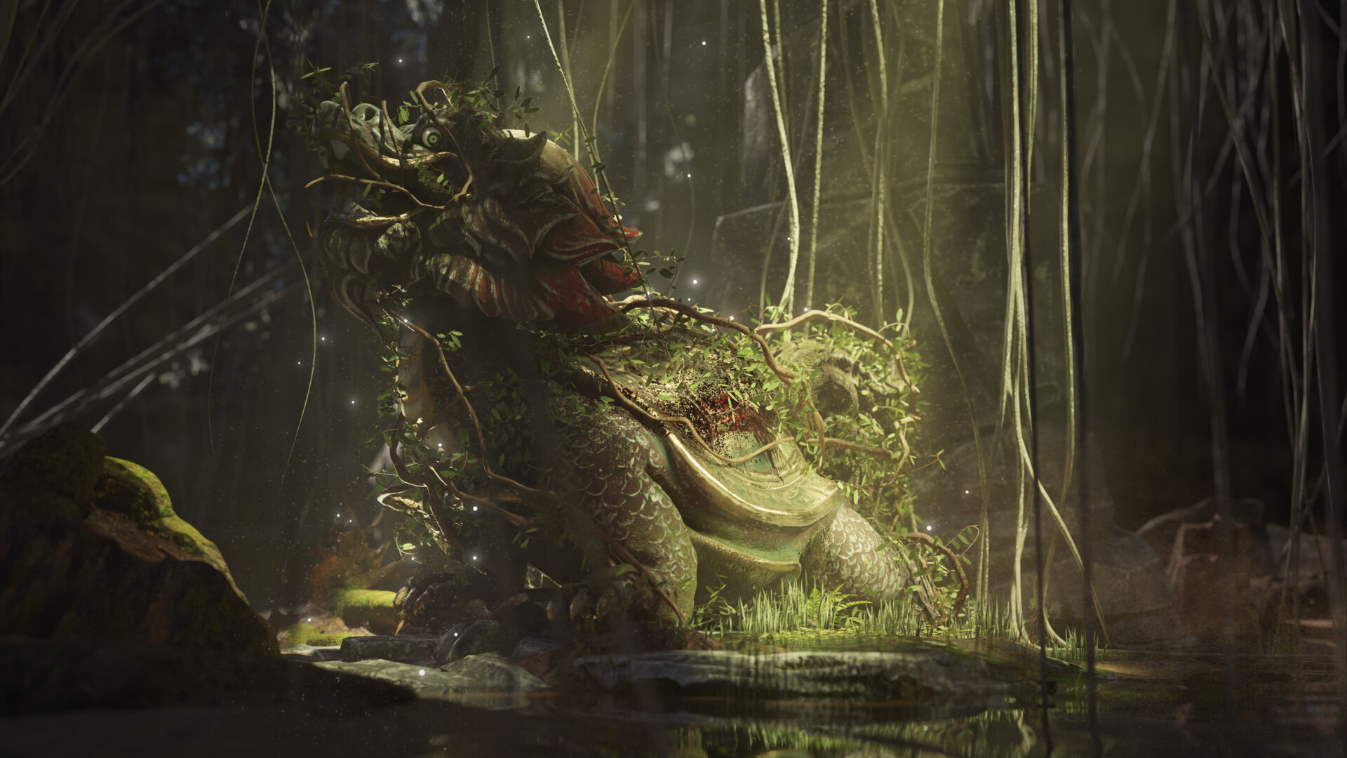 Dragon Turtle Chinese Art