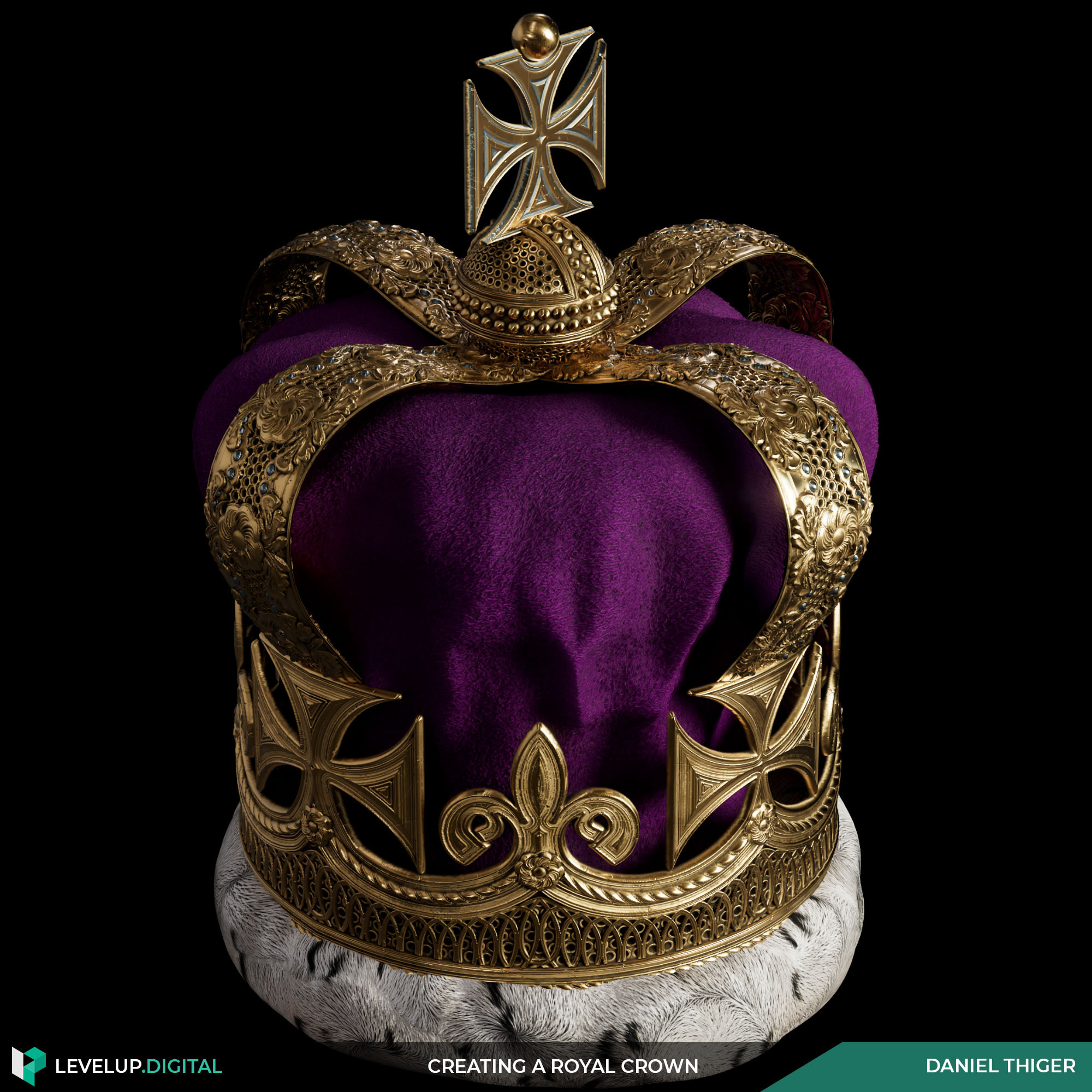 Levelup.Digital - Creating a Royal Crown in Substance Designer | Daniel ...