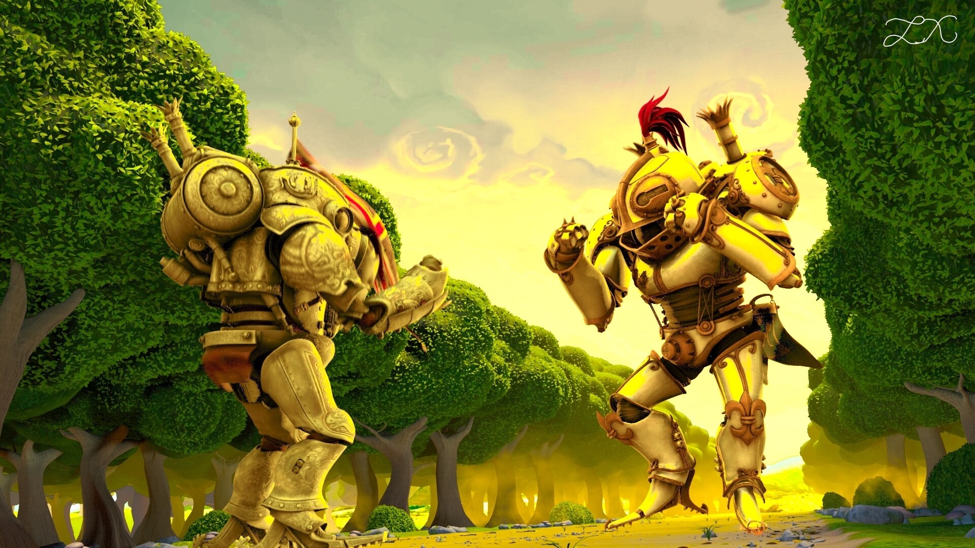 ArtStation - Gentlemen's Duel: Colour Mood Edition