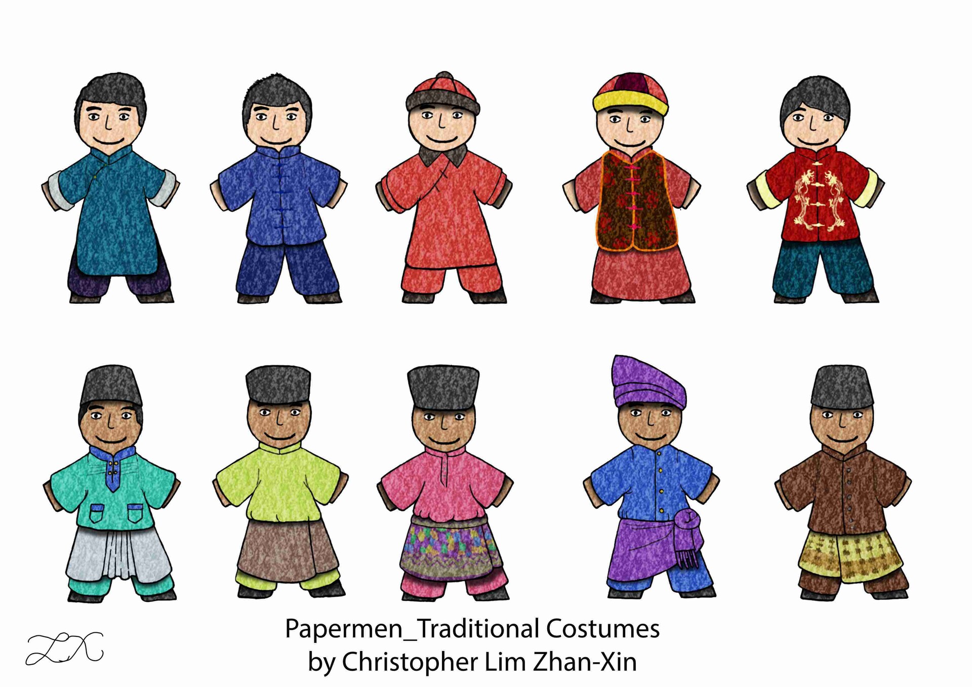 ArtStation - Papermen: Costumes Edition