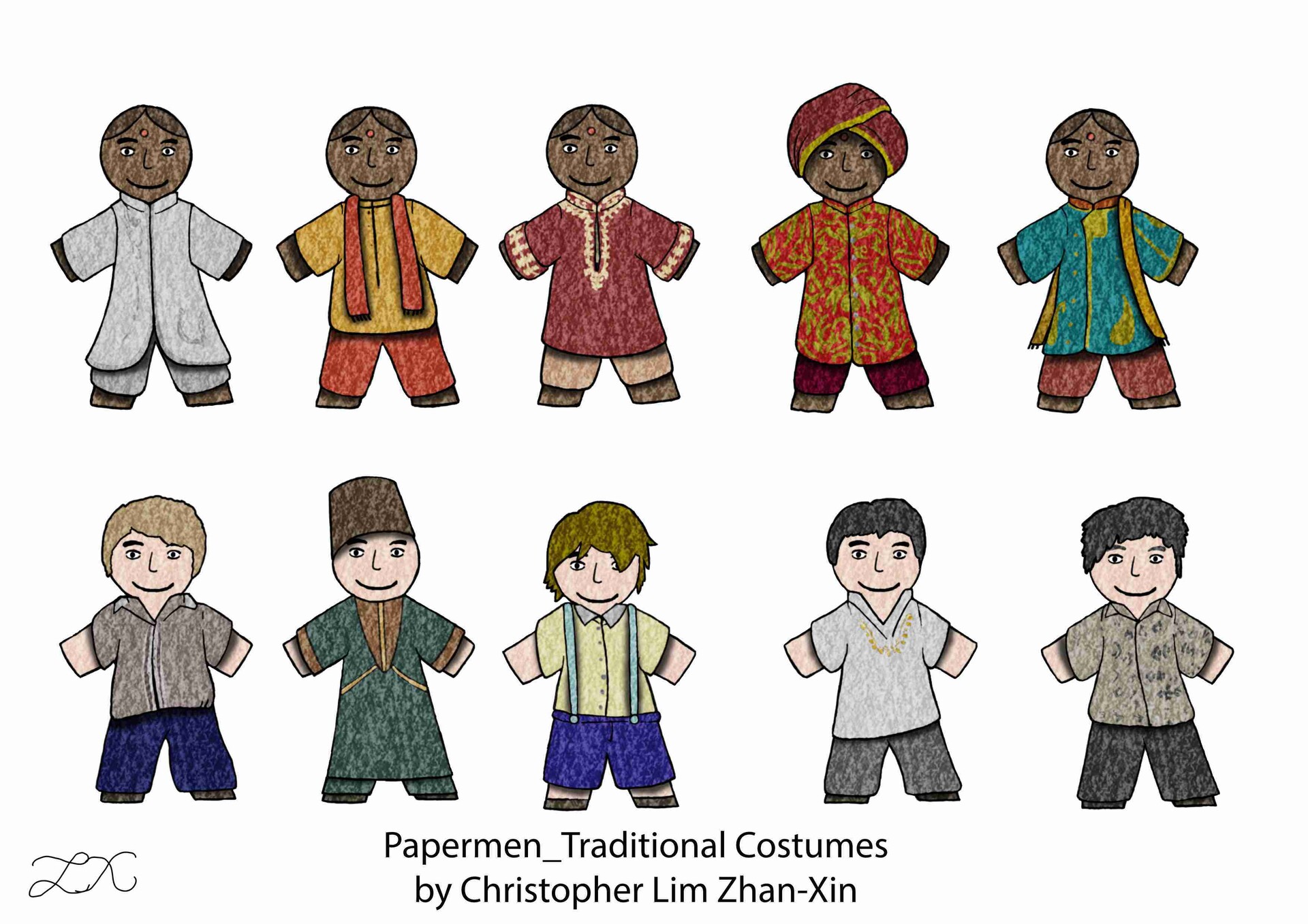 Christopher Lim Zhan-Xin - Papermen: Costumes Edition