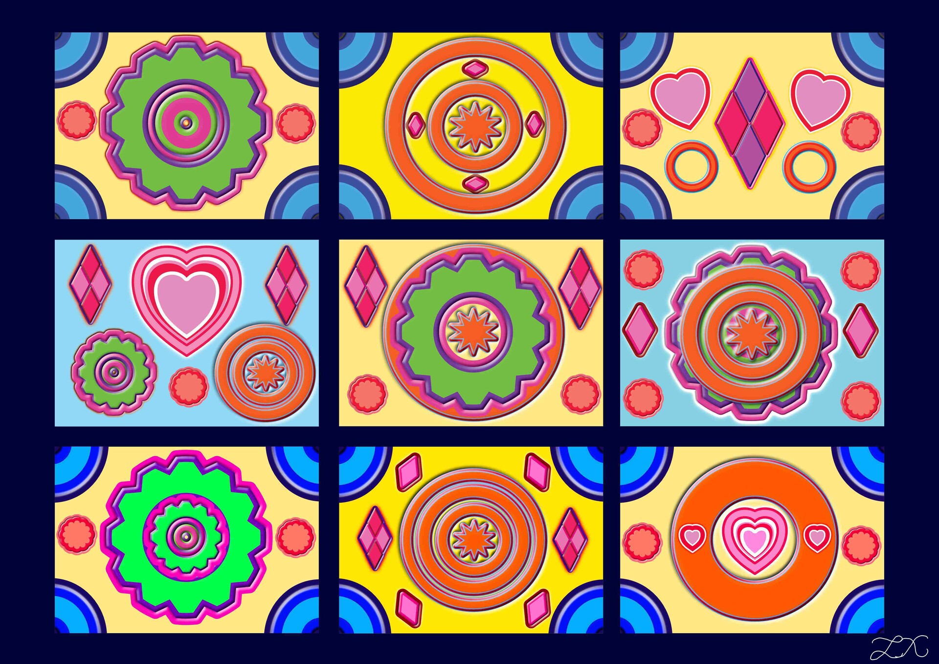 ArtStation - Funky Tiles