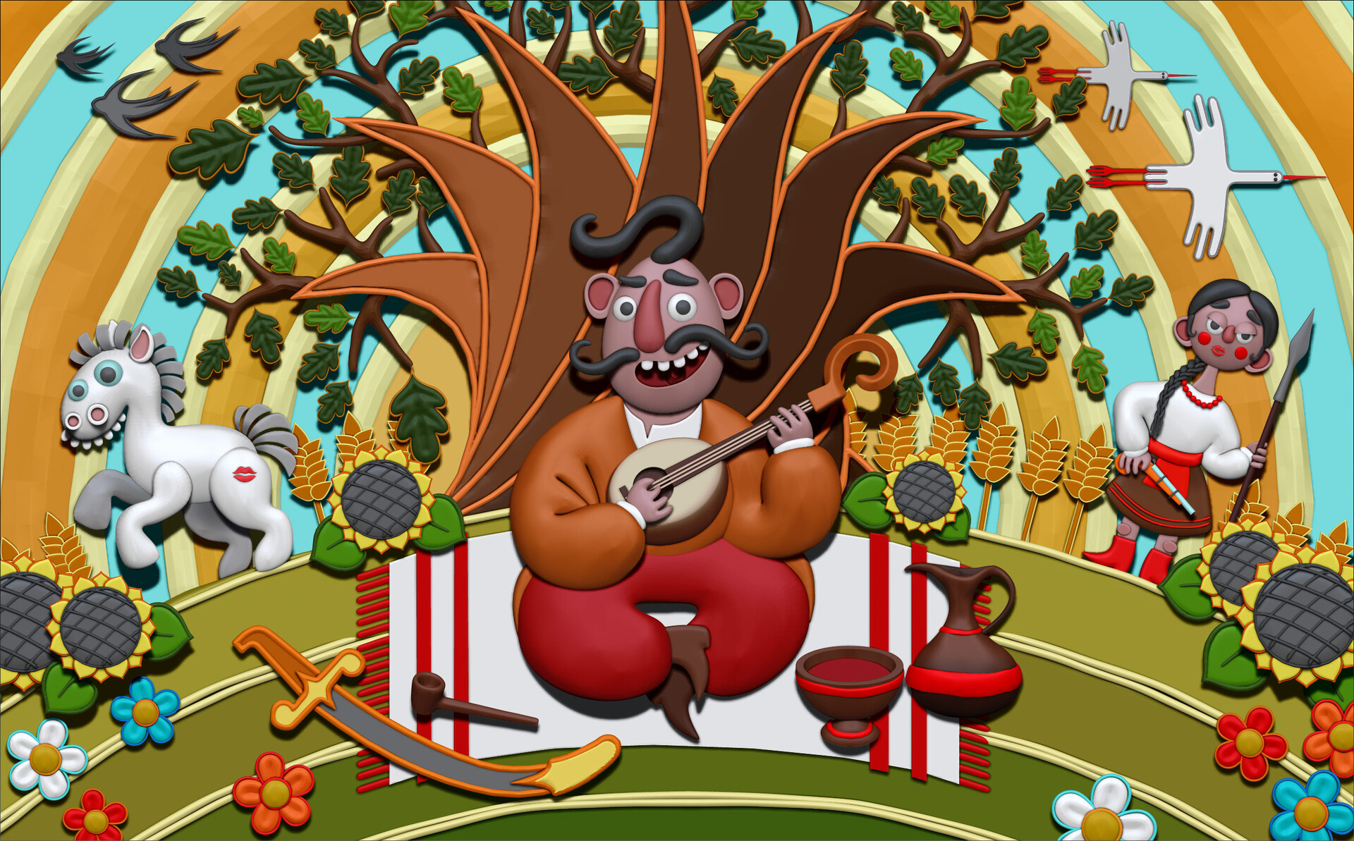 ArtStation - Cossack Mamay