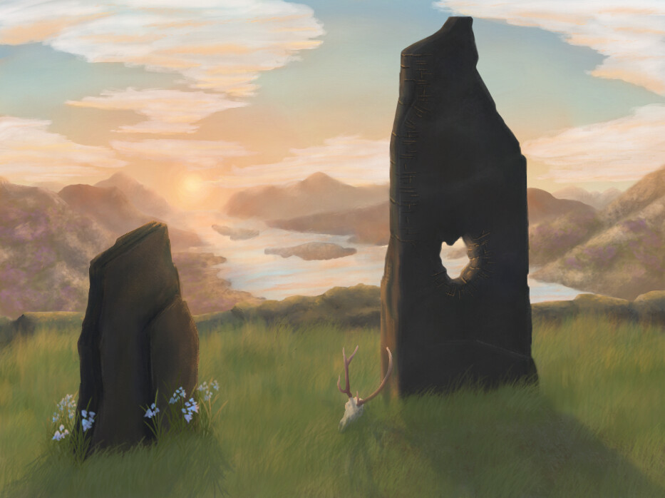 ArtStation - Concept Paintings - Stone Circle