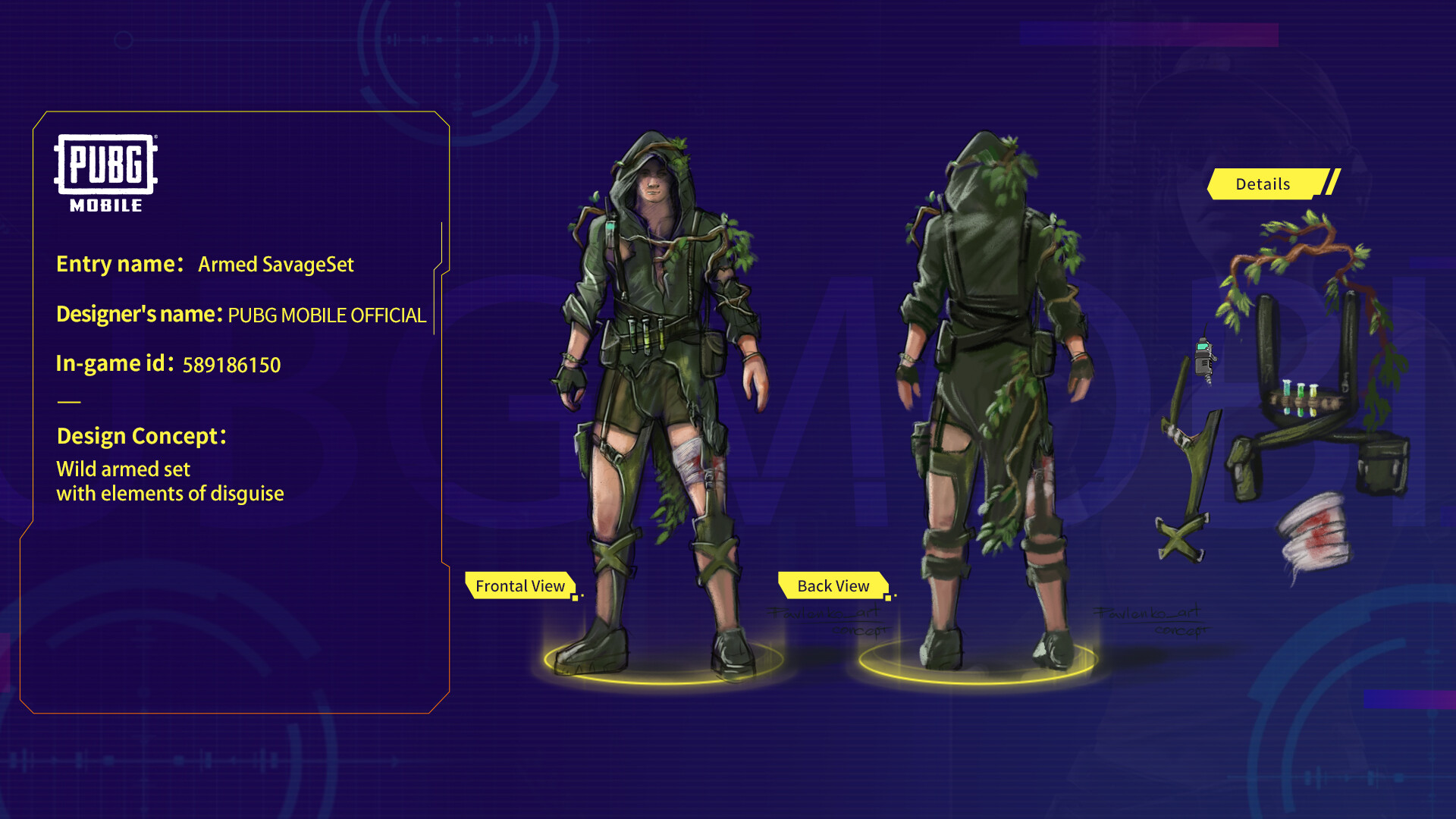 ArtStation - pubg skin