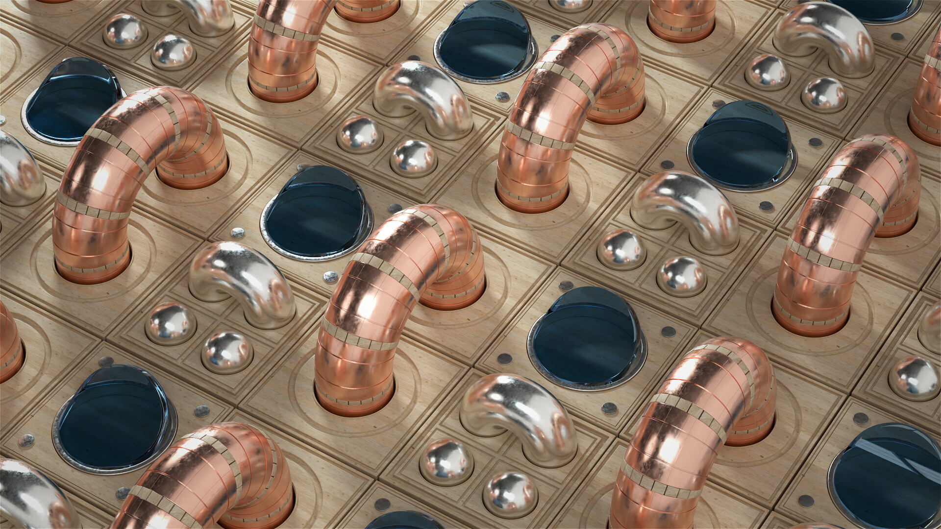 ArtStation - 3D pattern composition