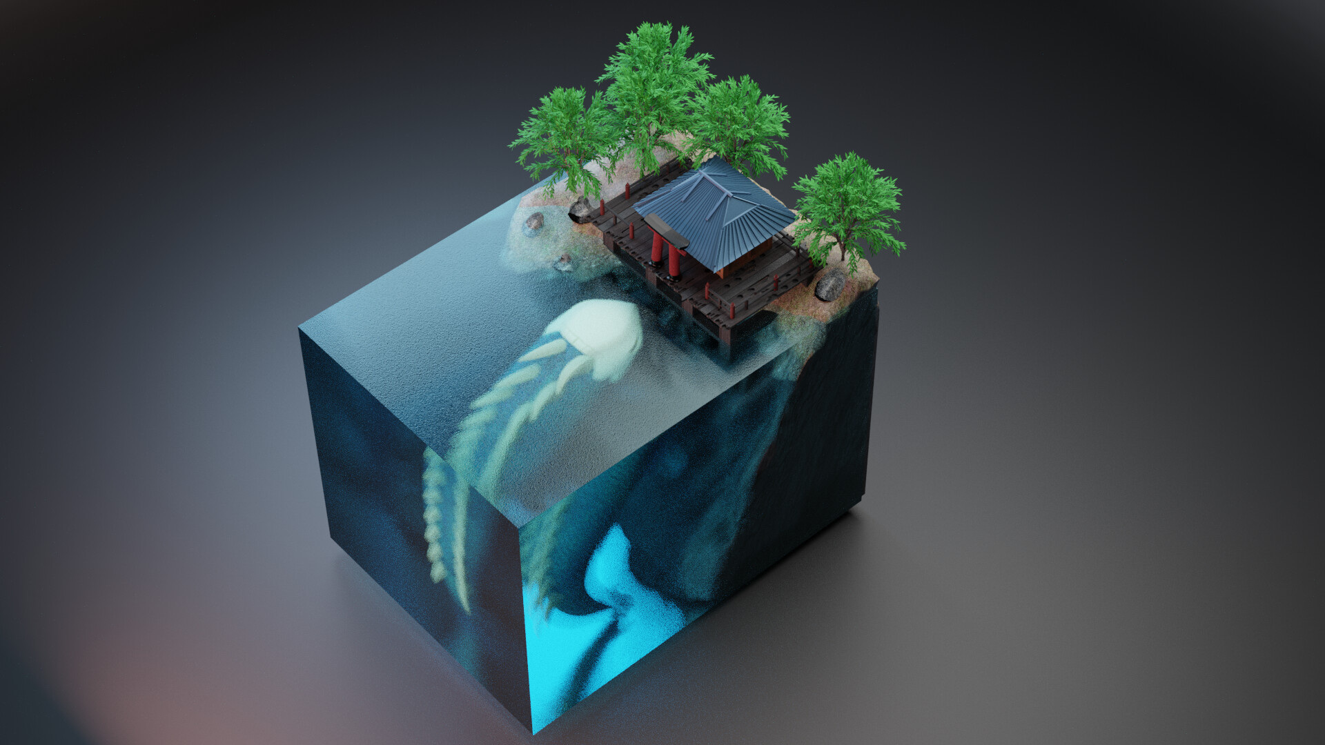 ArtStation - low_poly_temple