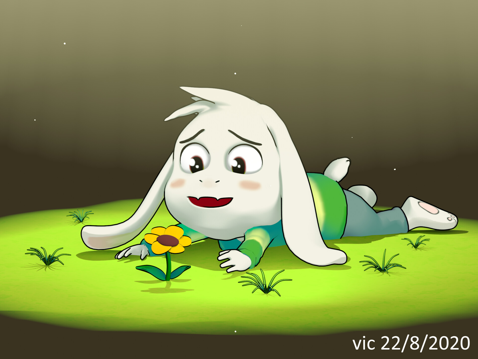 victory summery - Asriel (undertale)