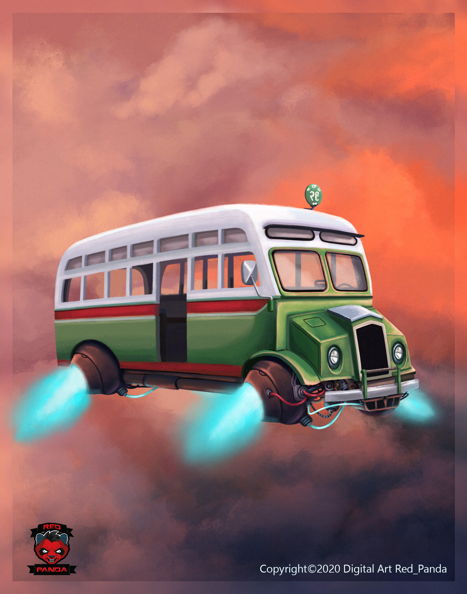 ArtStation - Future Ancient Bus ☢️