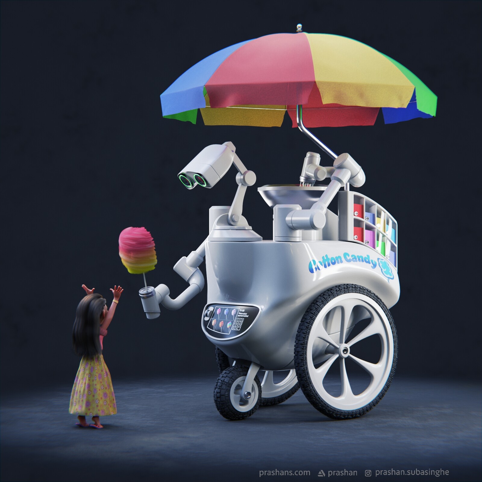 3D artist Prashan Subasinghe