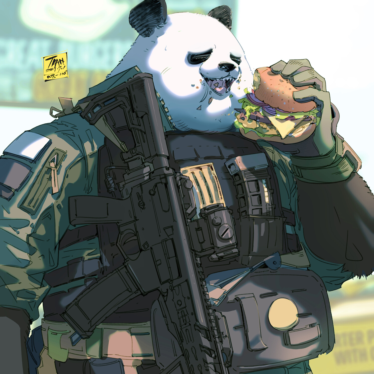 ArtStation - Don't touch my gun!