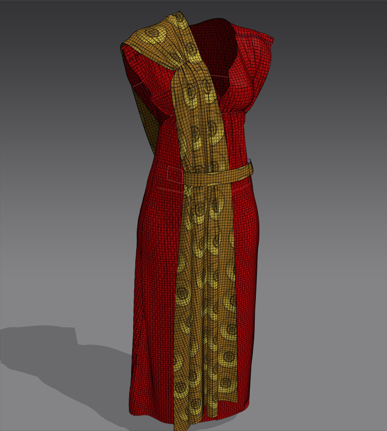 ArtStation - Roman Female dress
