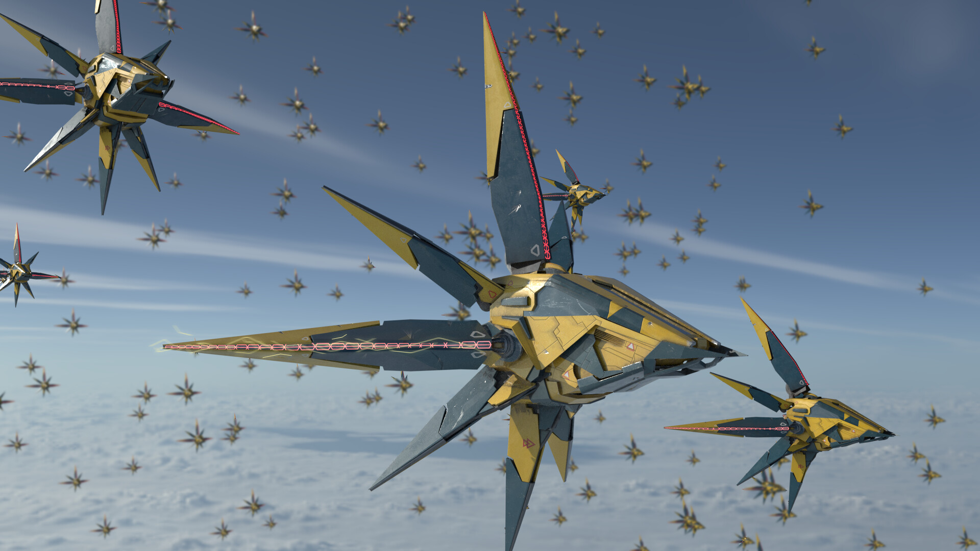 ArtStation - Space Defender - Space Ship