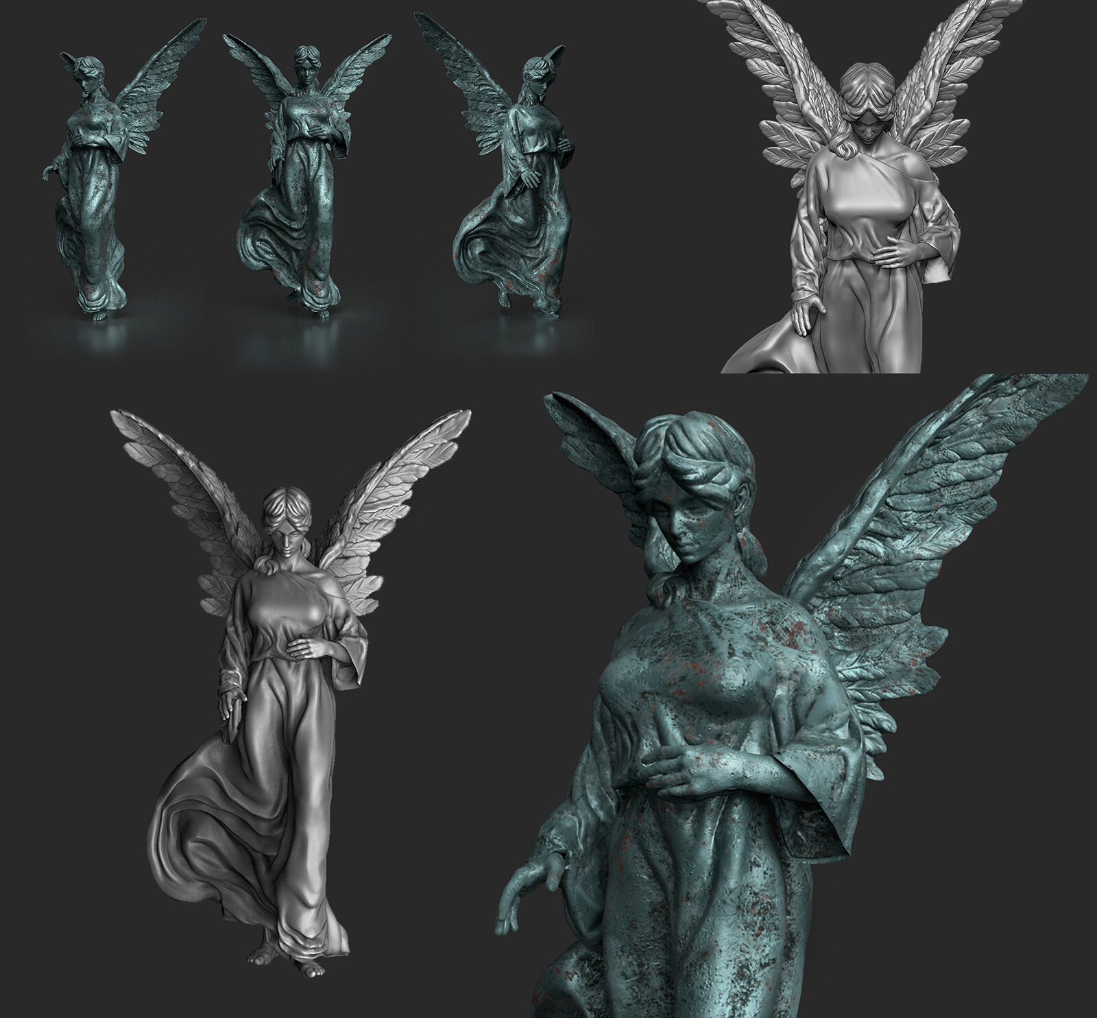 ArtStation - For Honor / Fan Art / Statue / 3D environment concept Art ...