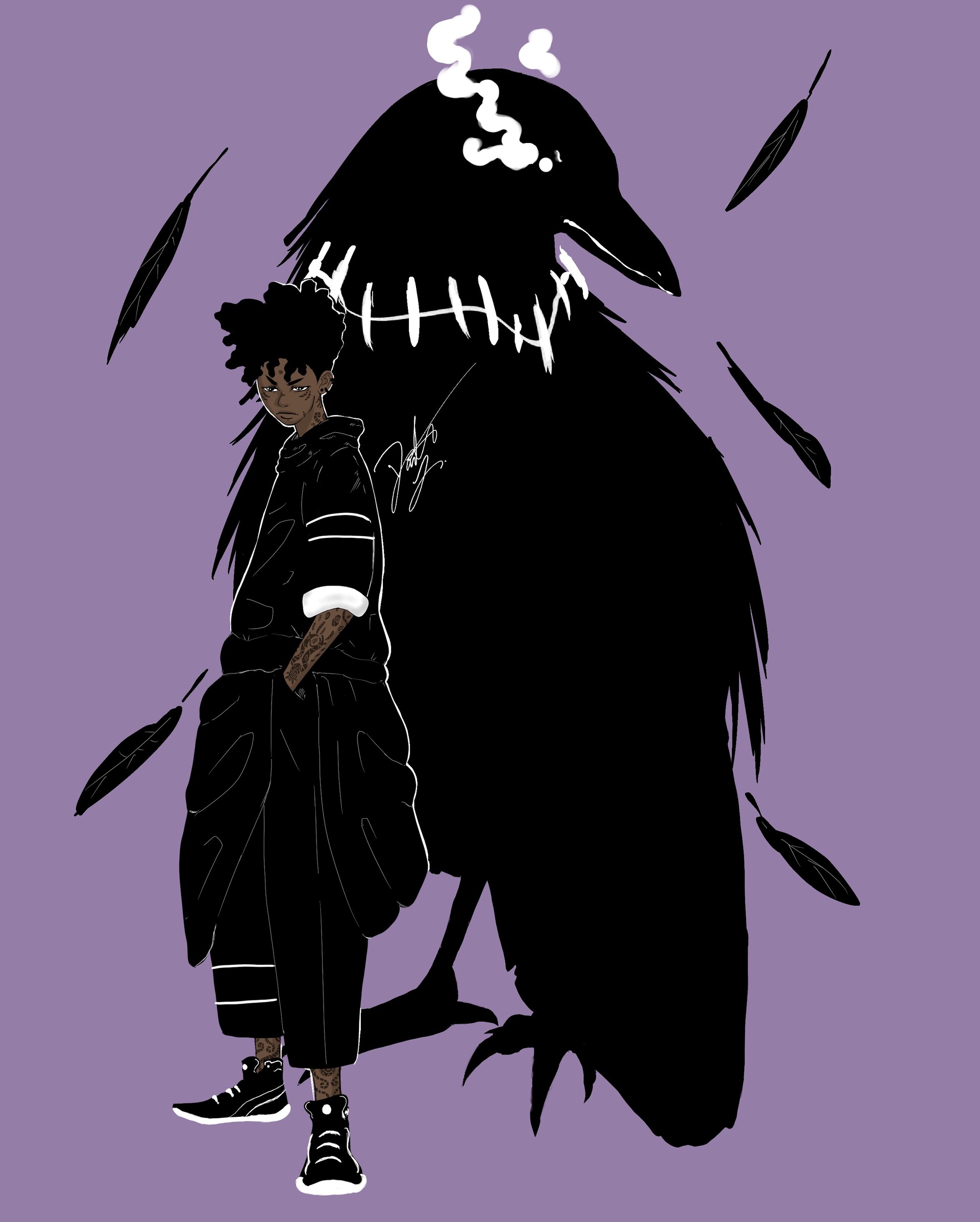 ArtStation - Spirit Animal - The Crow