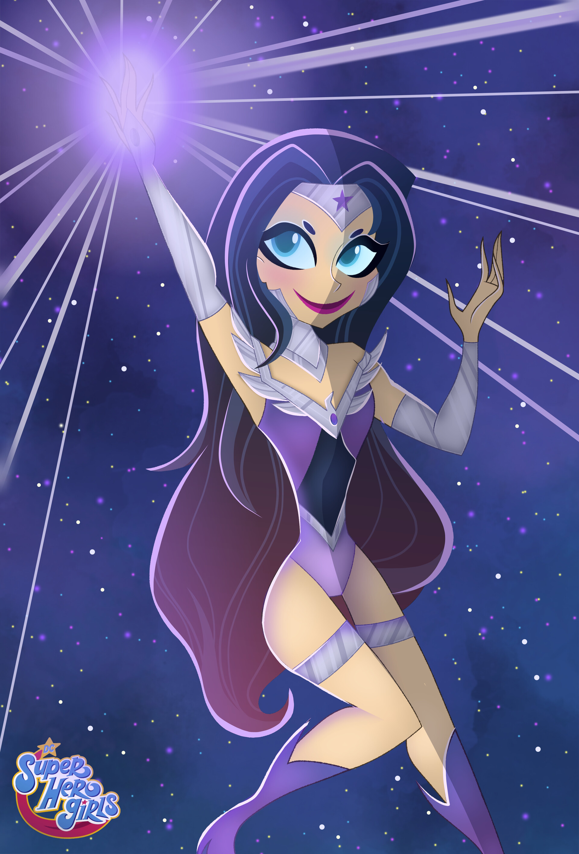 ArtStation - Nightstar, Mar'i Grayson (DC Super Hero Girls 2019)