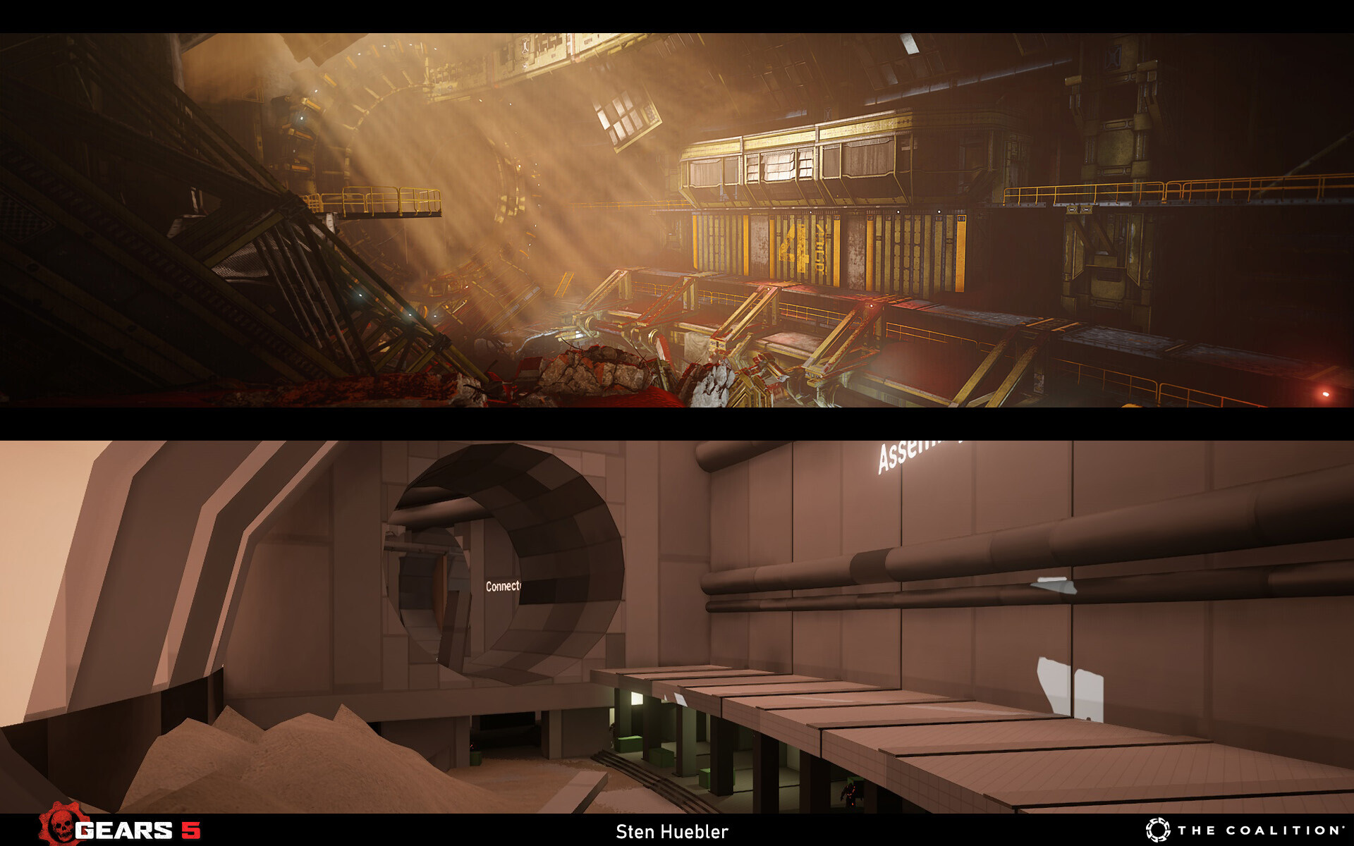 ArtStation - Gears 5: Blockouts