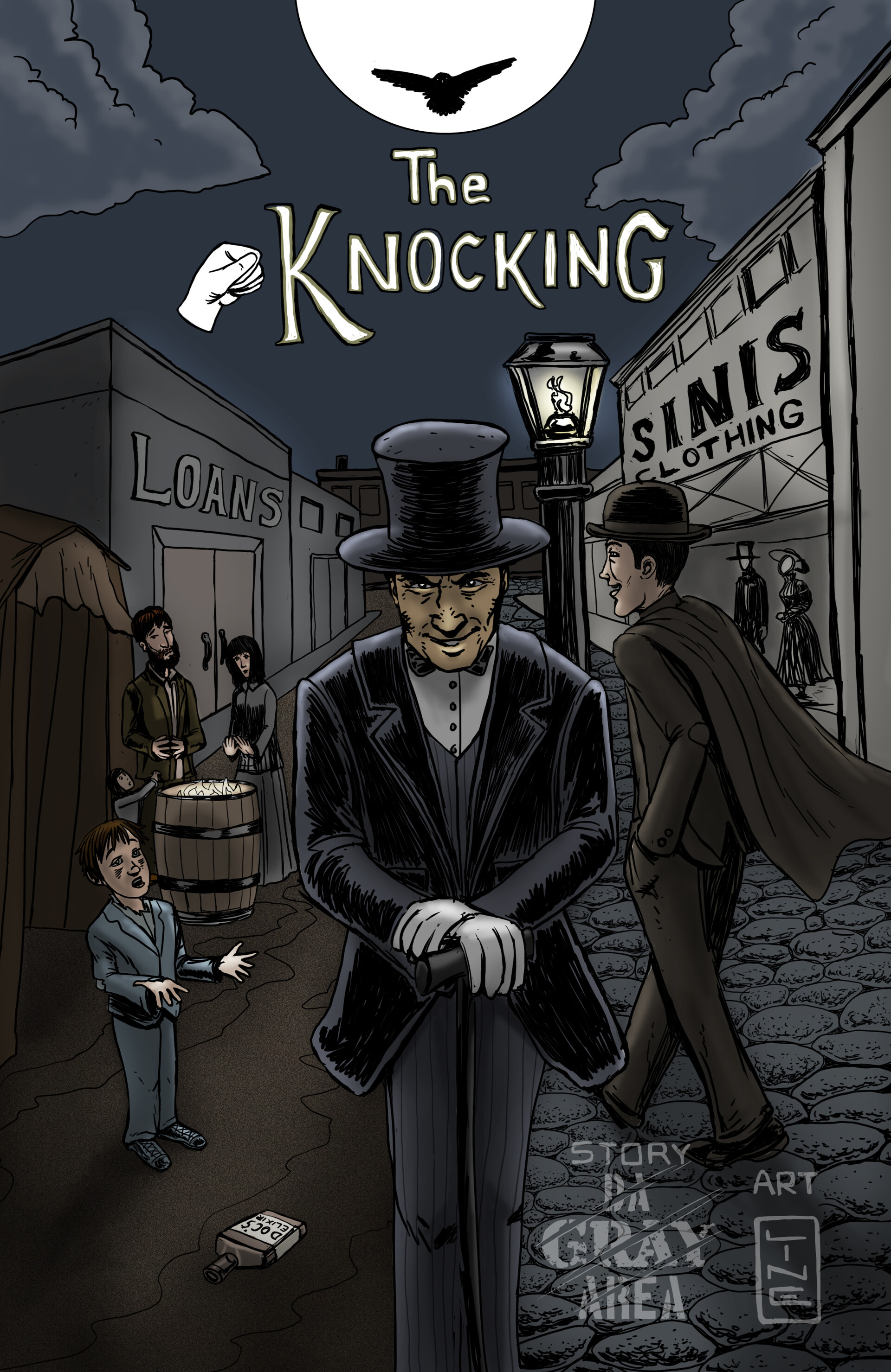 ArtStation - The Knocking - Comic Cover art
