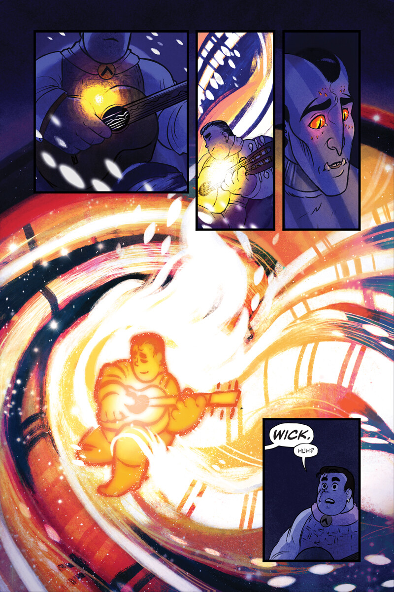 ArtStation - Comic page - Sam's aura