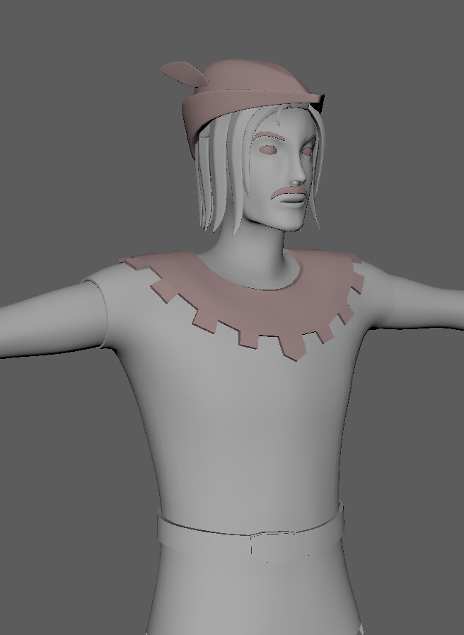ArtStation - Robin Hood Modelling and Topology [Maya 3D]