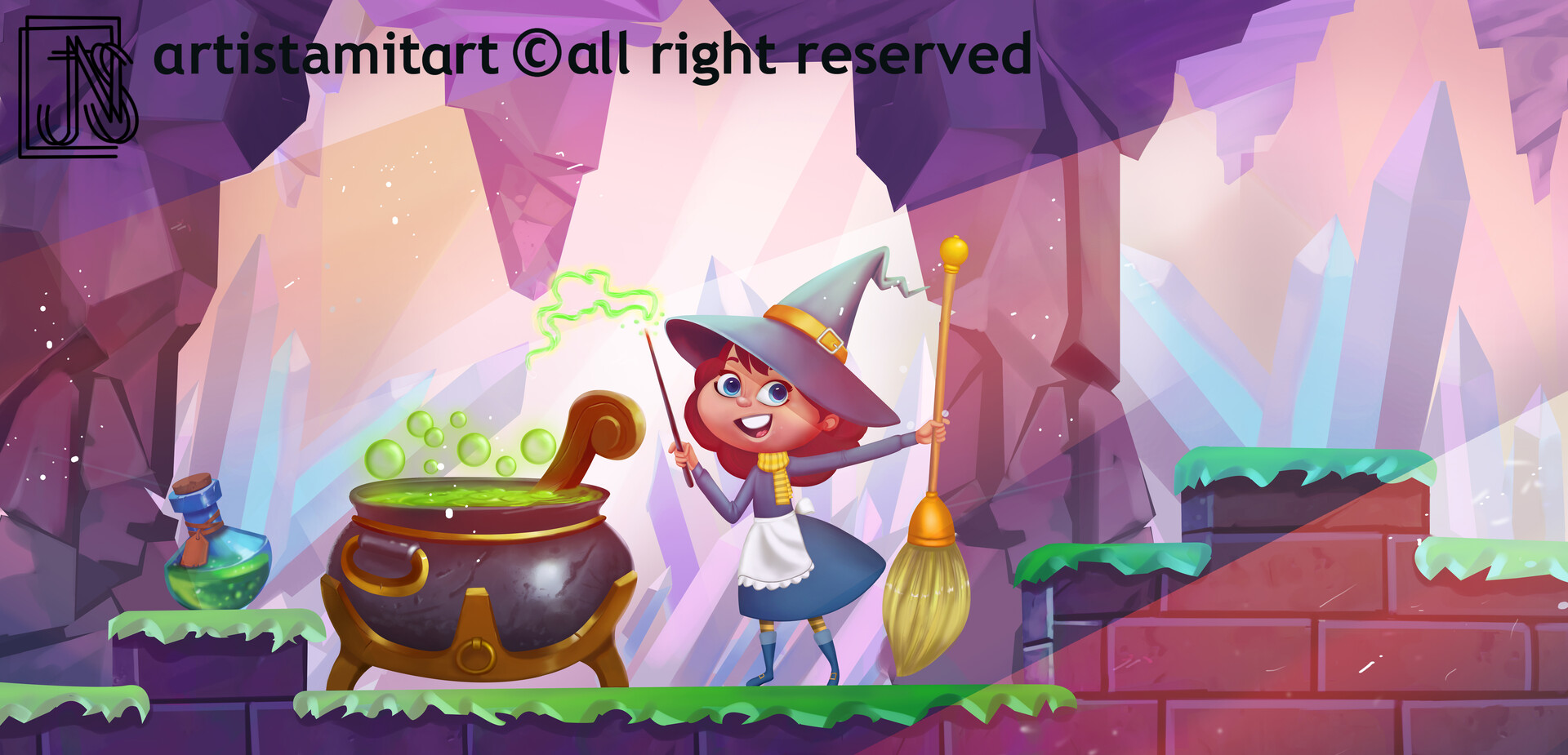 ArtStation - 2d game art /platform game art