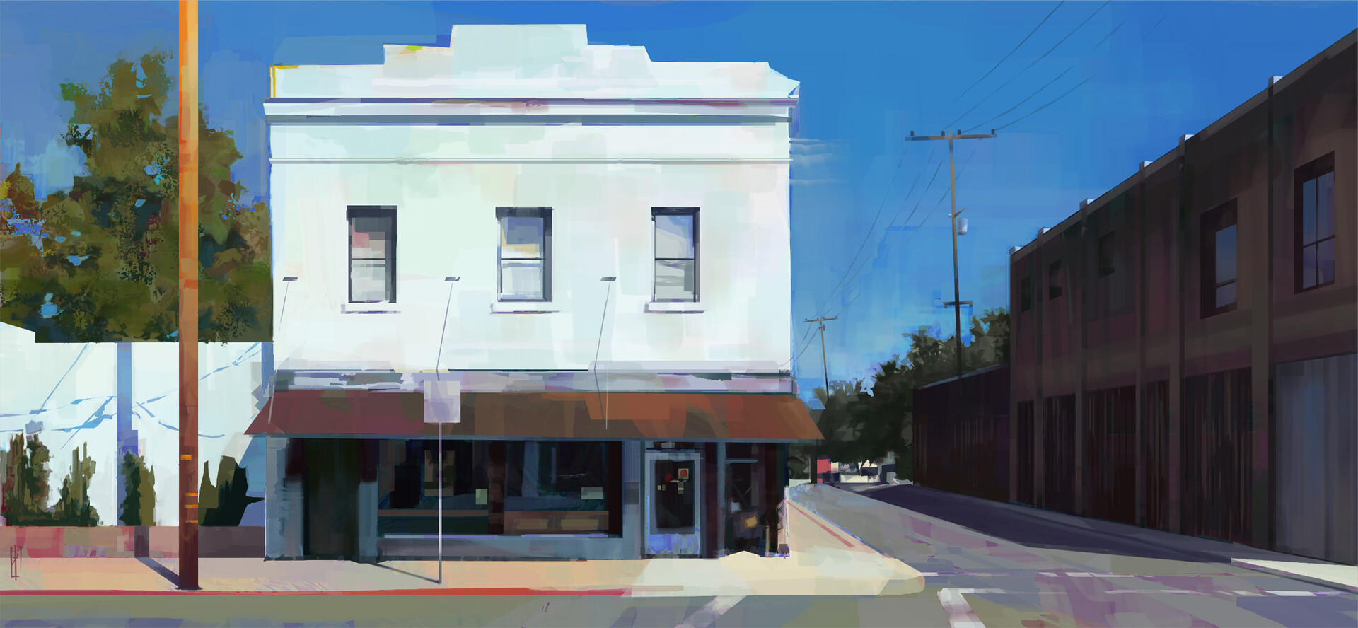 ArtStation - Old Store in a Border Town