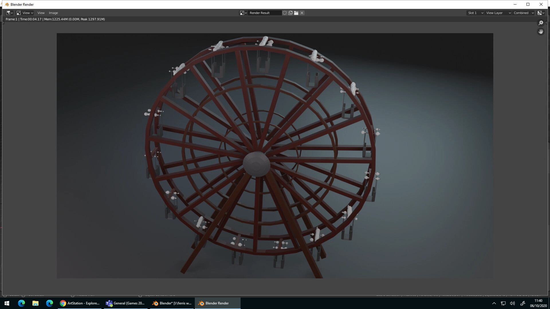ArtStation - Ferris Wheel Model