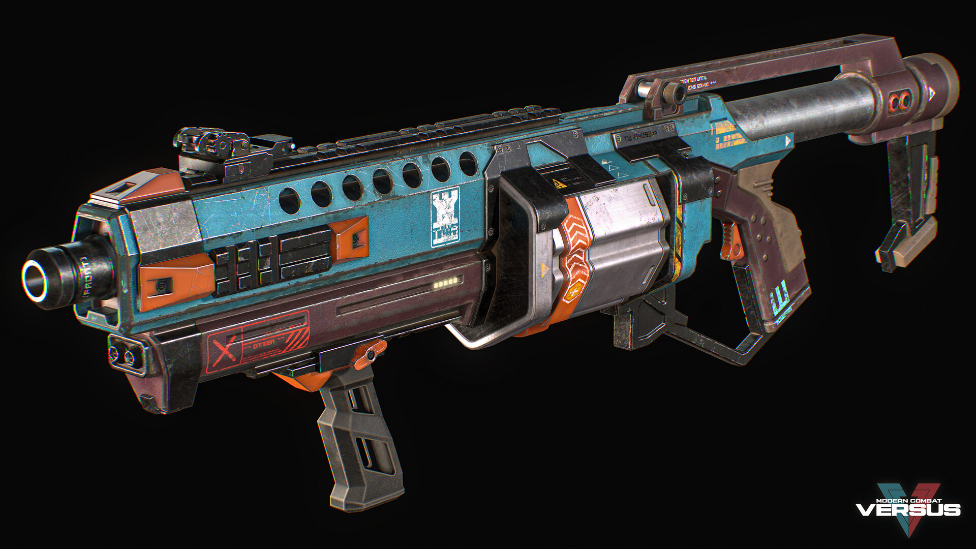 ArtStation - Modern Combat Versus gun 02