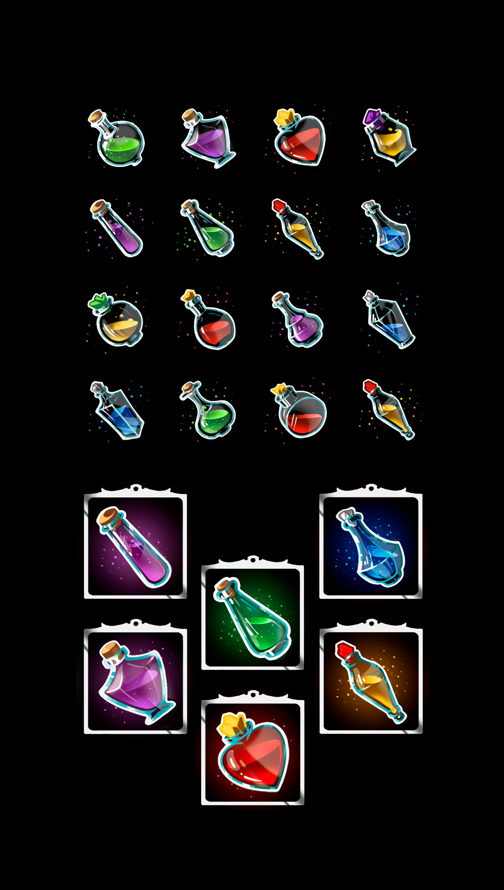 Katarina Tafeenko - RPG icon pack (potions)