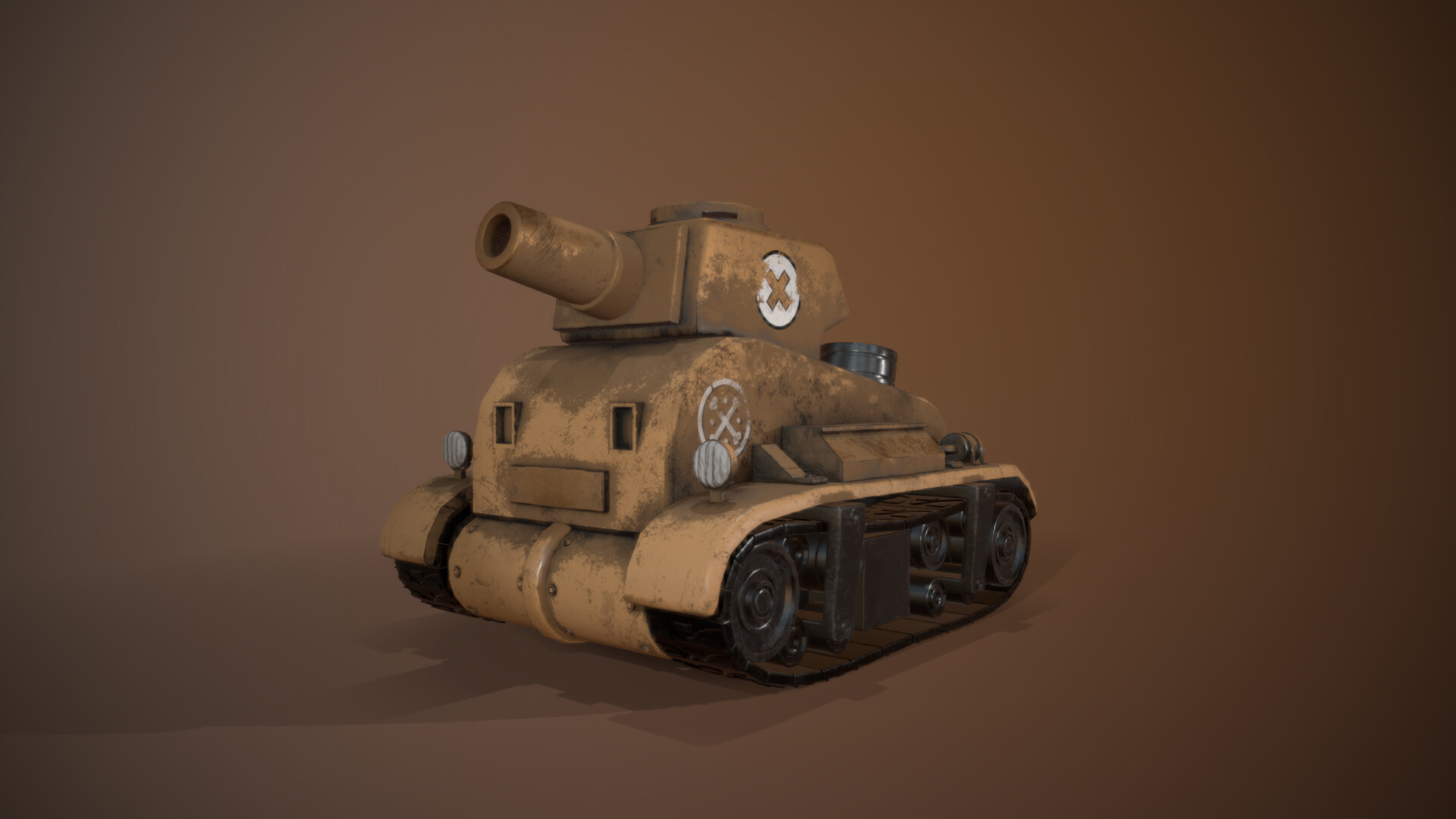 ArtStation - 3D Metal Slug Tank Model