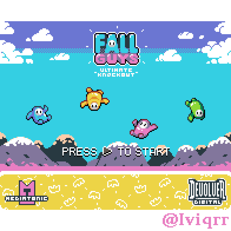 ArtStation - Fall Guys - Start Screen