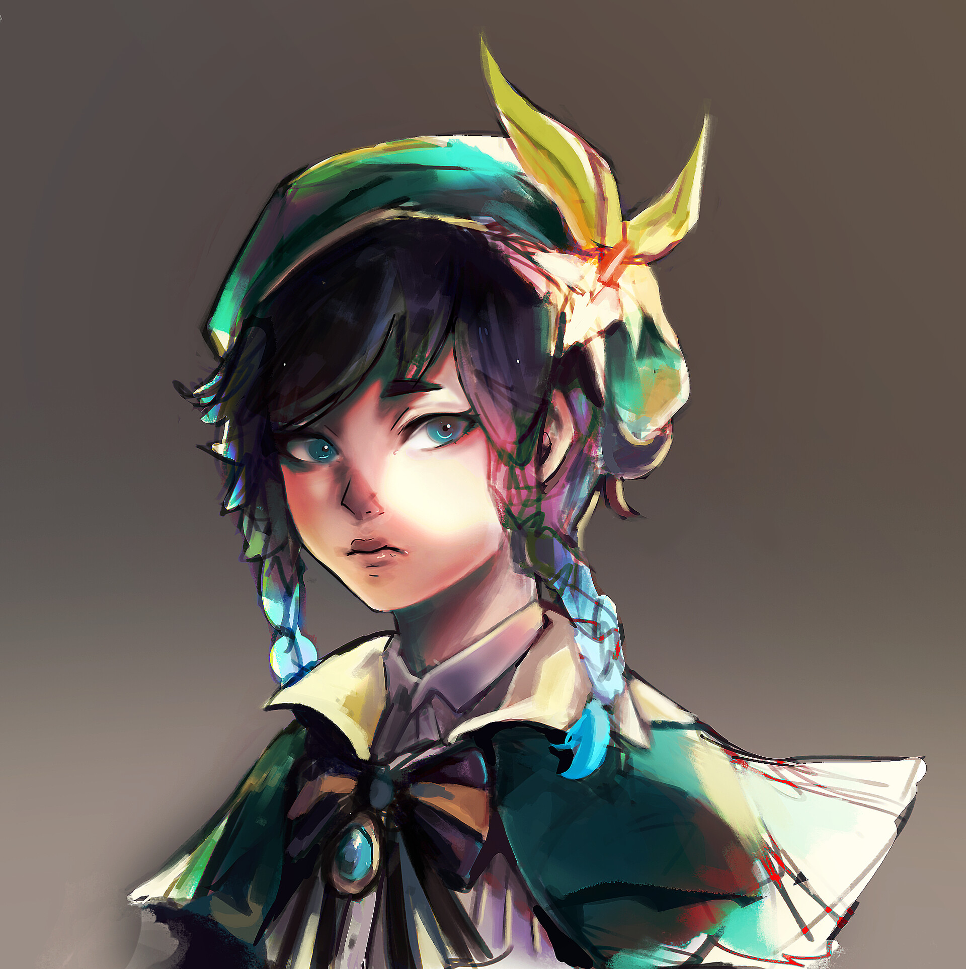ArtStation - Venti (genshin impact)