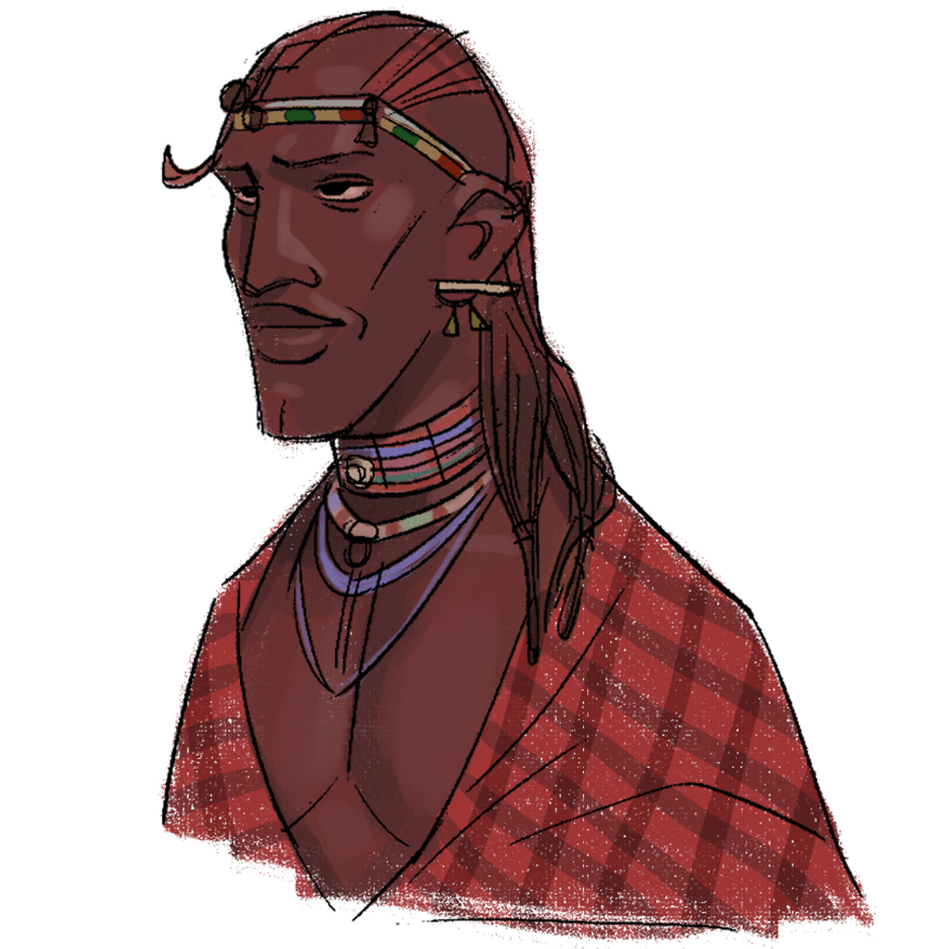 Uzoma Dunkwu - Black Character Sketches