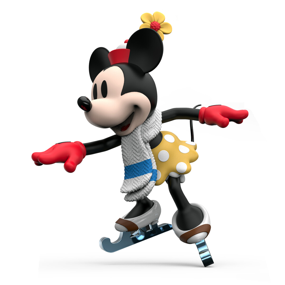 ArtStation - MINNIE Ice Skating , Hallmark