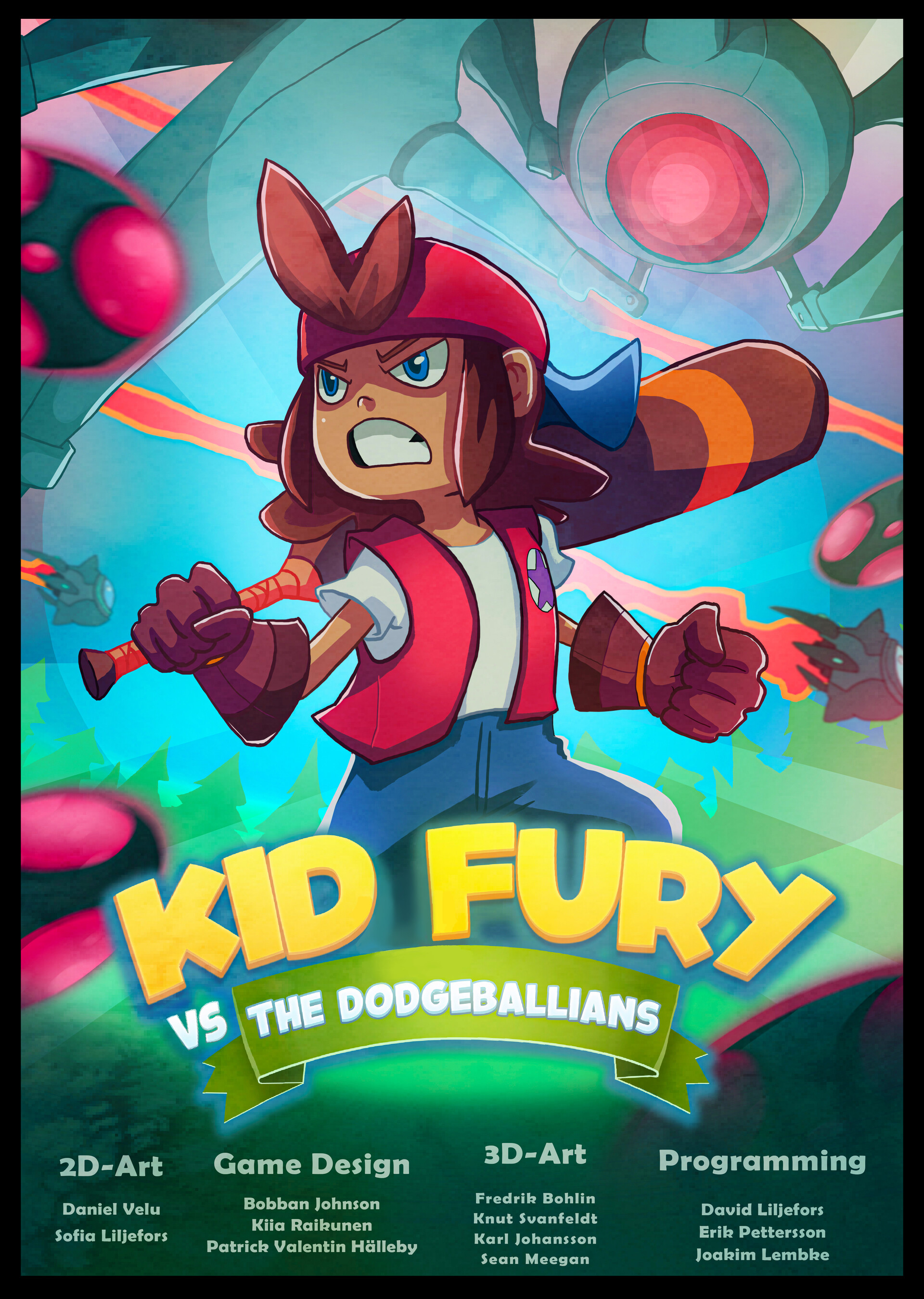 ArtStation - Kid Fury vs. The Dodgeballians