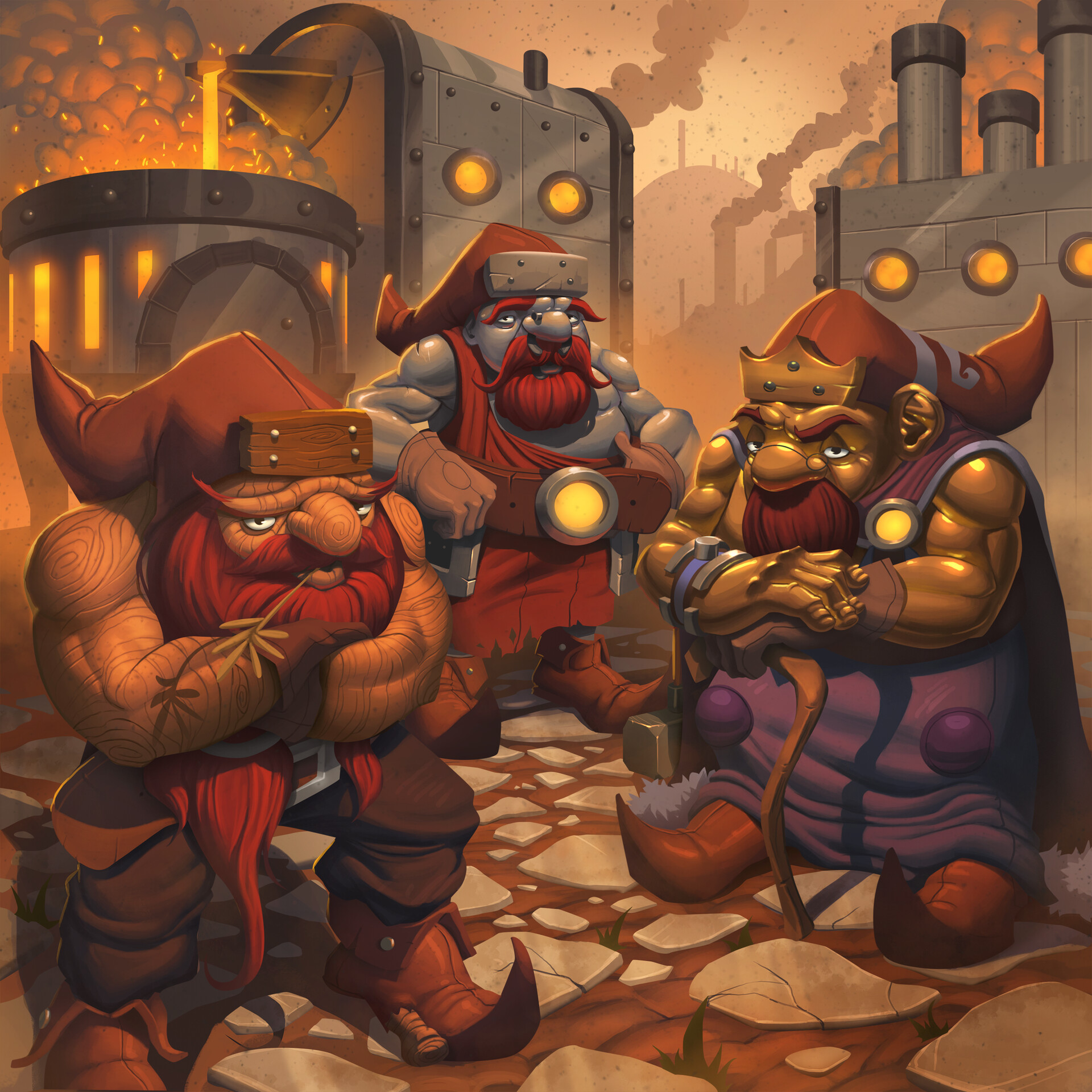 The Three Dwarves by Diego Gil : r/ImaginaryDwarves